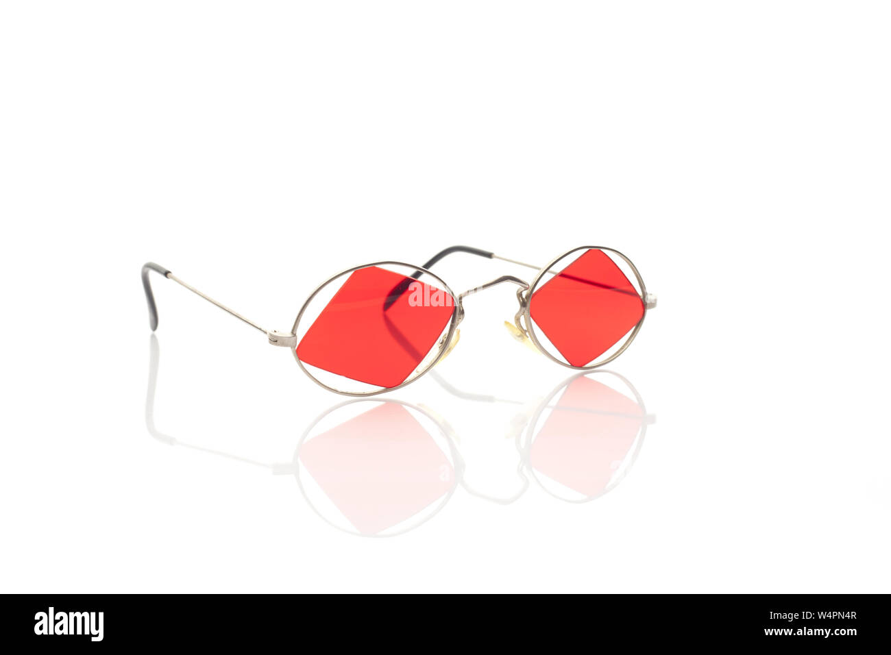 Red tinted glasses hi-res stock photography and images - Alamy