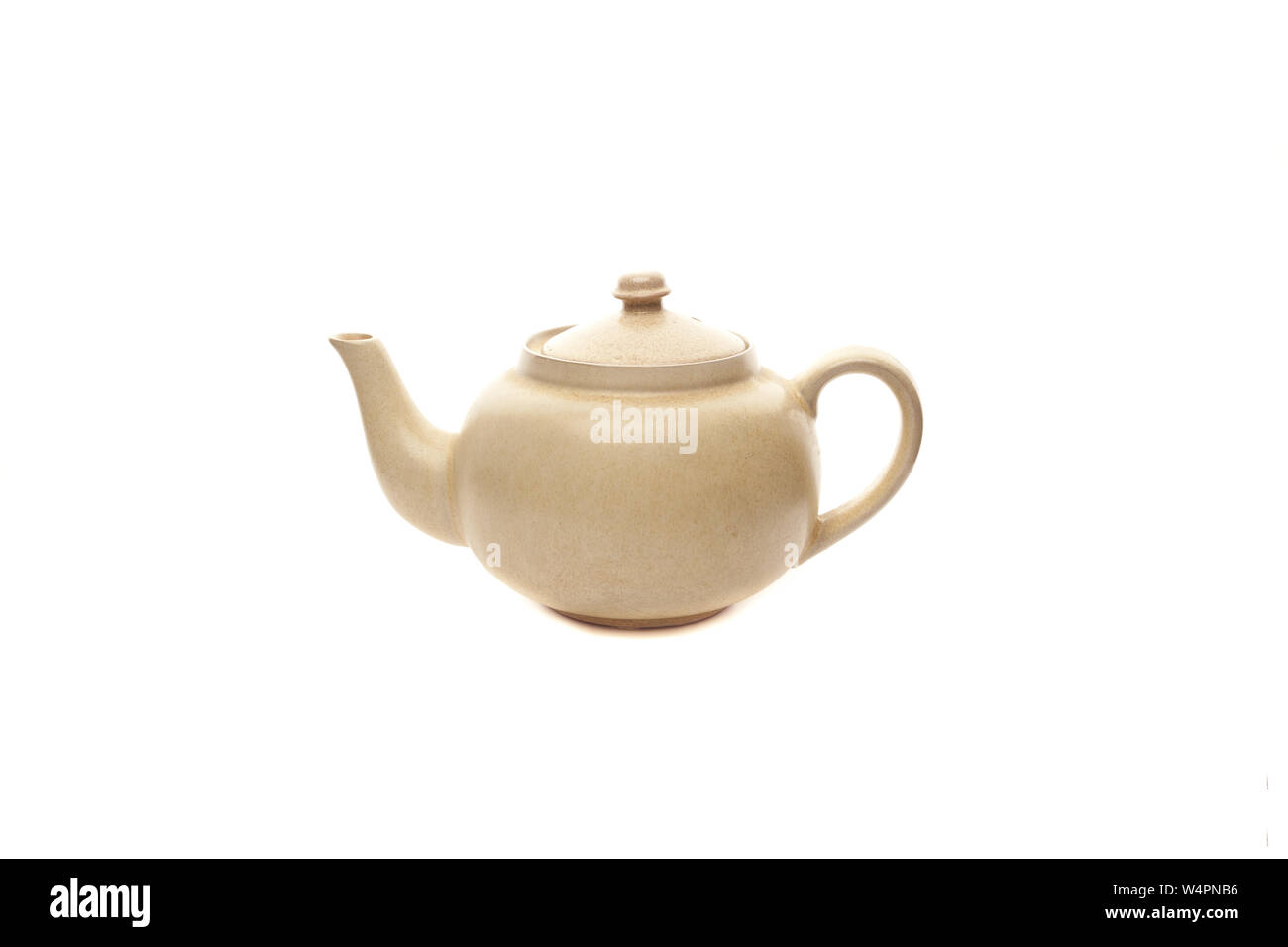 Ceramic tea pot isolated on white background Stock Photo - Alamy