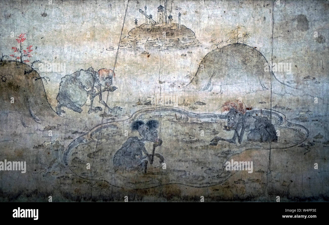 Heian japan painting hi-res stock photography and images - Alamy