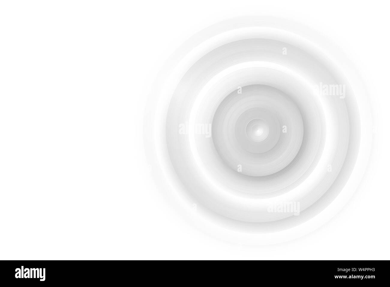 Abstract dynamic gray circle spin on white background Stock Photo - Alamy