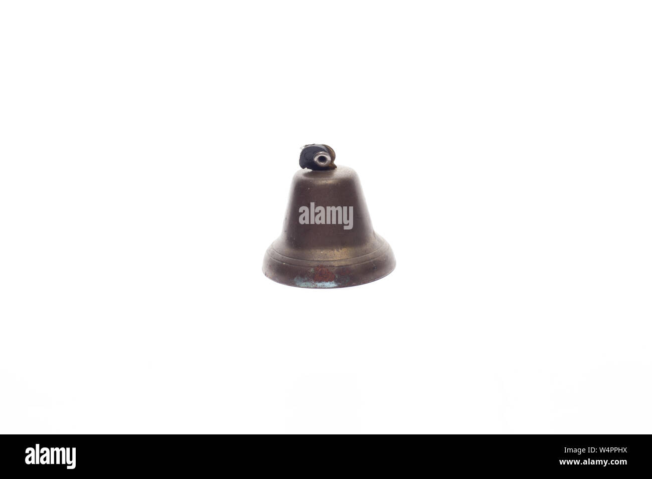 Small bell isolated on white background Stock Photo - Alamy