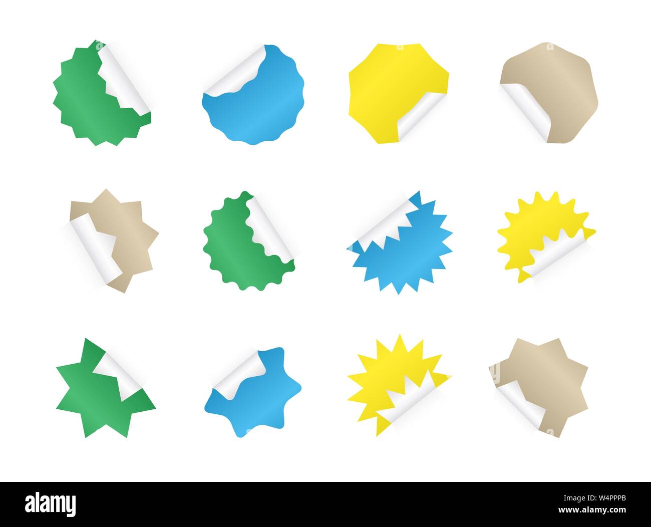 Starburst sticker Cut Out Stock Images & Pictures - Alamy