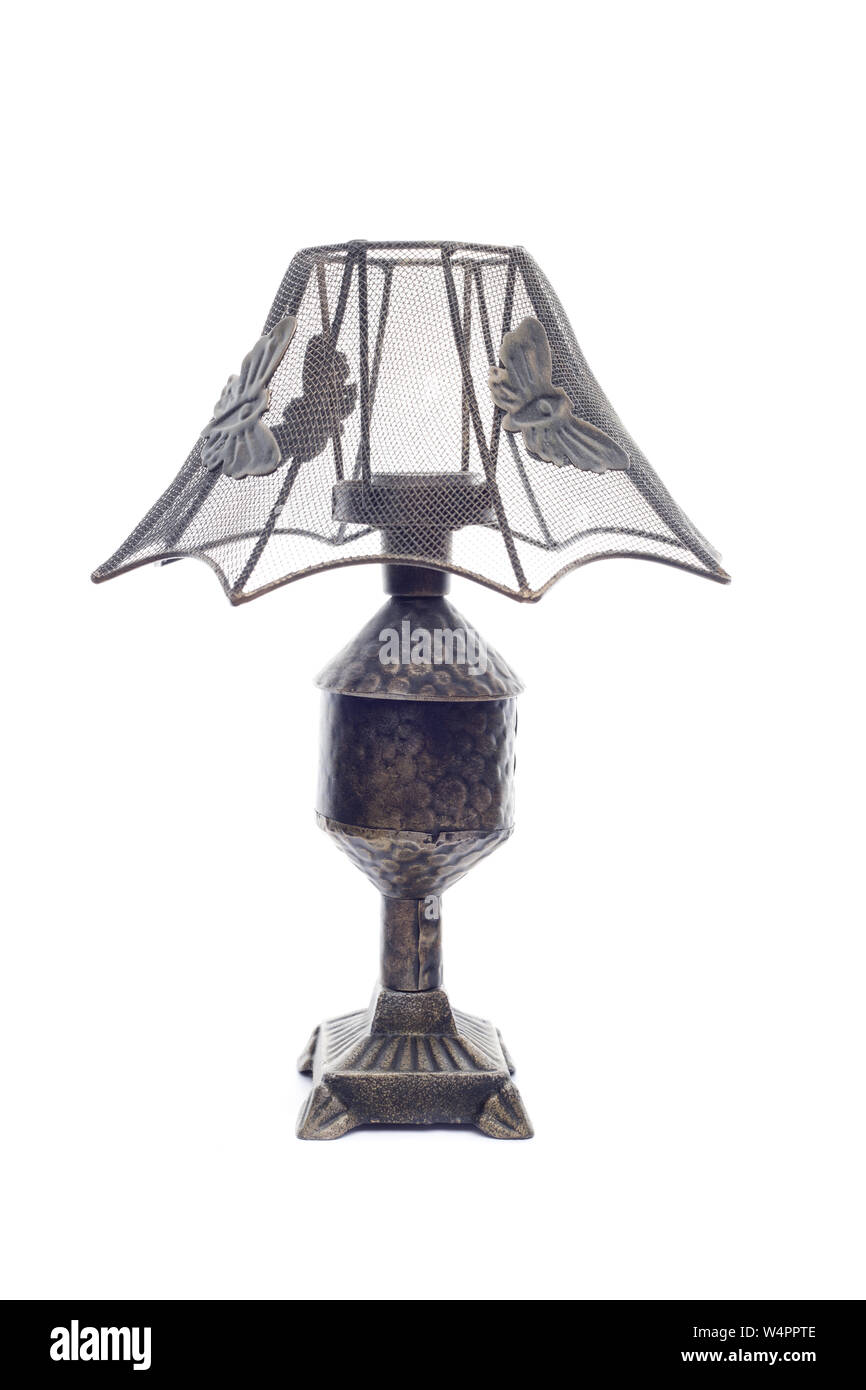 Desk lamp vintage book Cut Out Stock Images & Pictures - Alamy