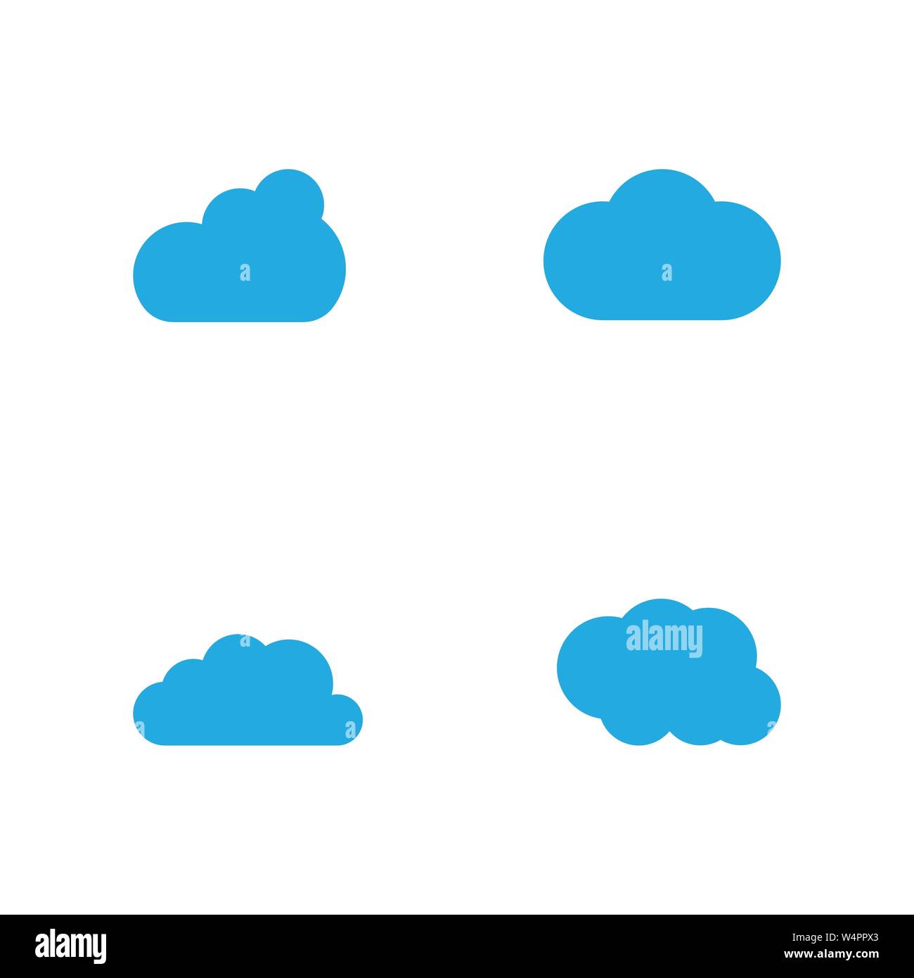 Cloud template vector icon illustration design Stock Vector Image & Art ...