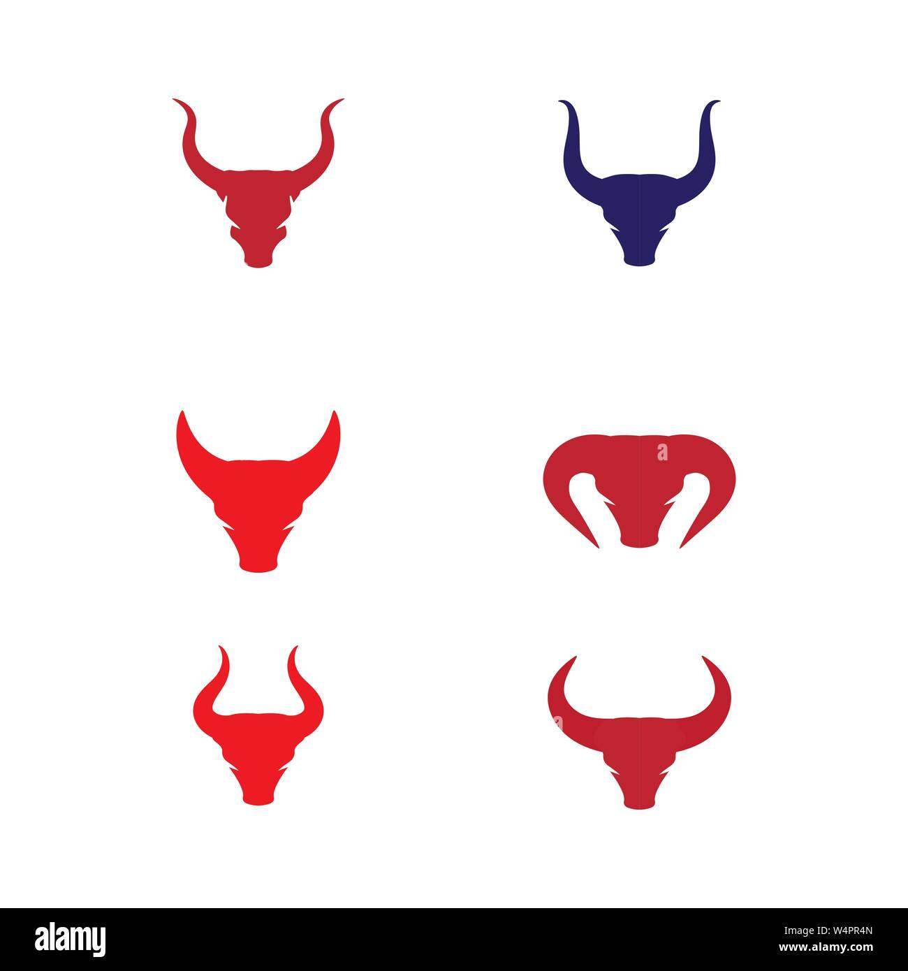 Taurus Logo Template vector icon illustration design Stock Vector Image ...