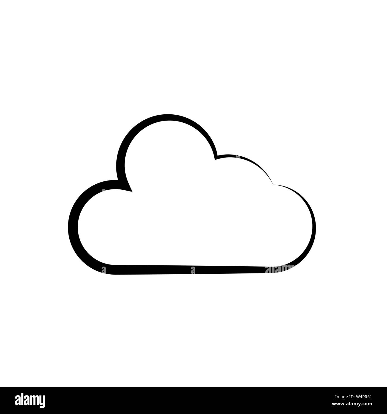 Cloud template vector icon illustration design Stock Vector Image & Art ...