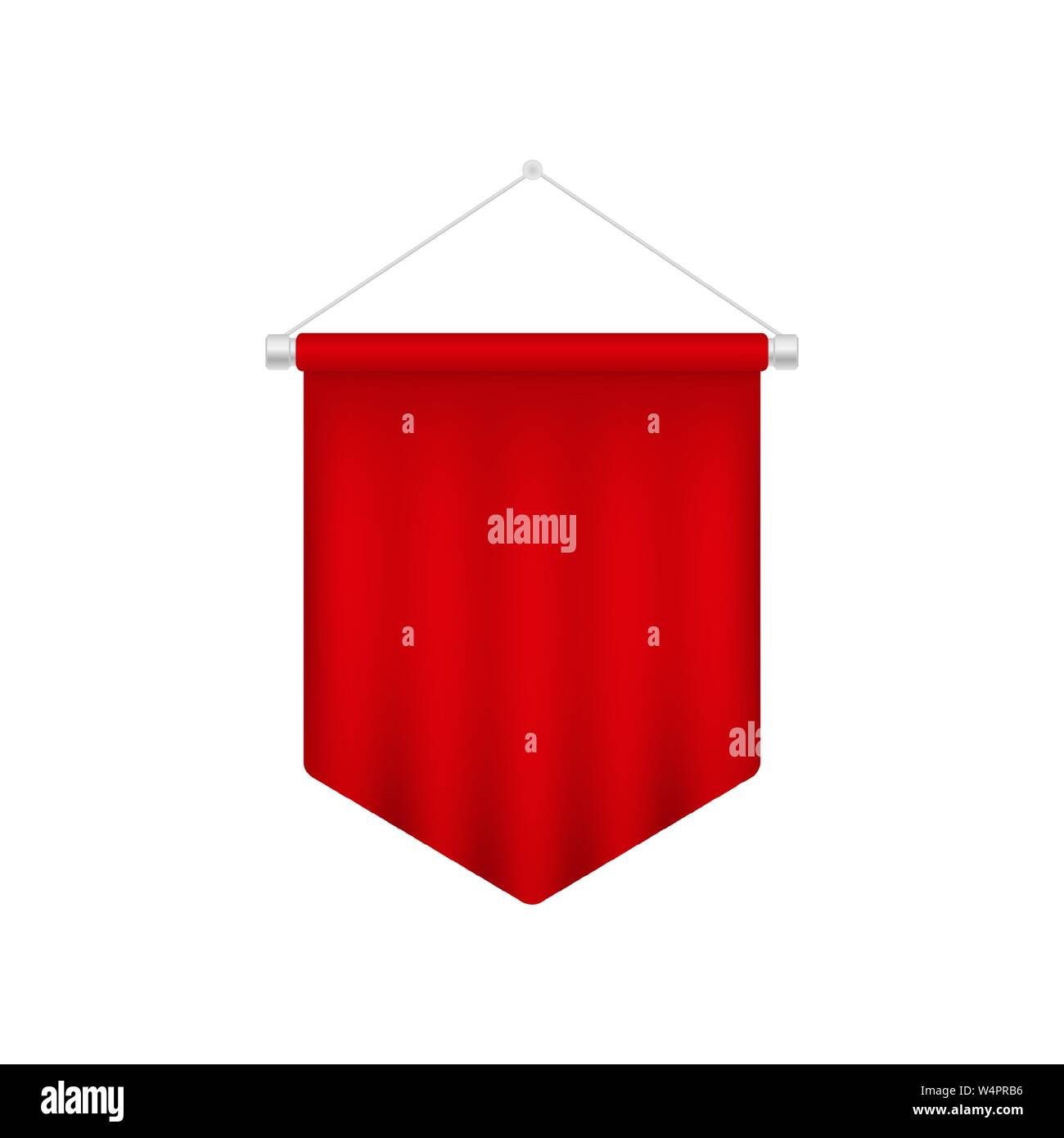 Red pennant Stock Vector Images - Alamy