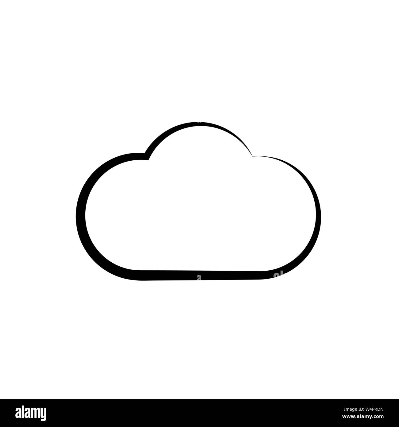 Cloud template vector icon illustration design Stock Vector Image & Art ...
