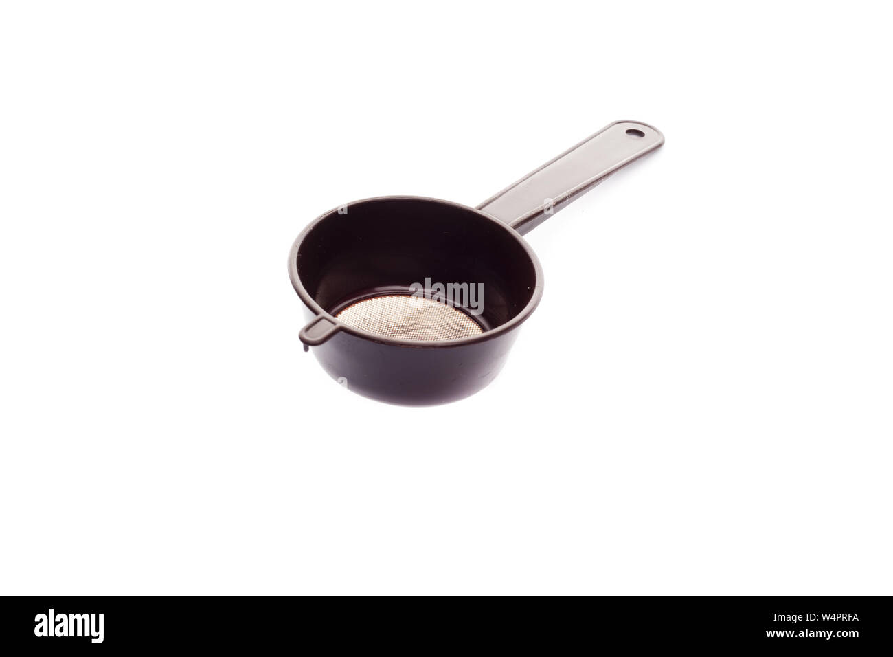 Plastic sieve isolated on white Stock Photo - Alamy