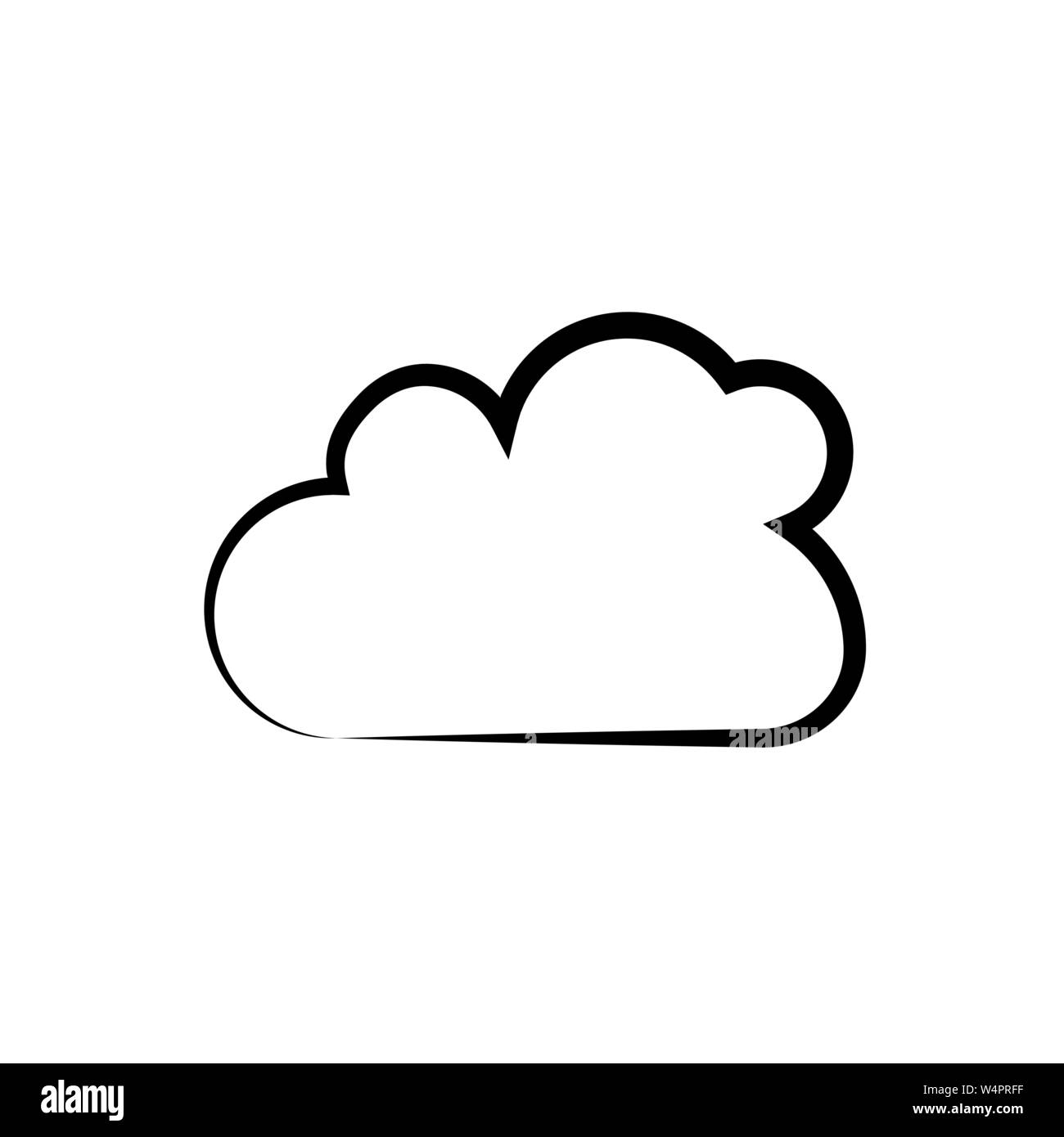 Cloud template vector icon illustration design Stock Vector Image & Art ...