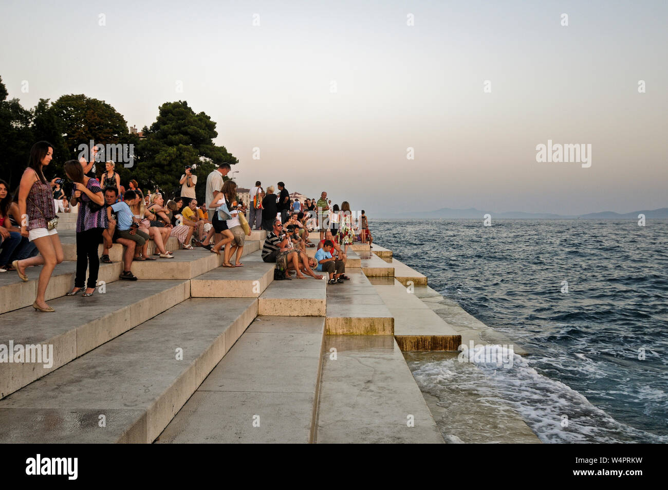 Sea organ (Morske orgulje). Zadar, Croatia Stock Photo - Alamy