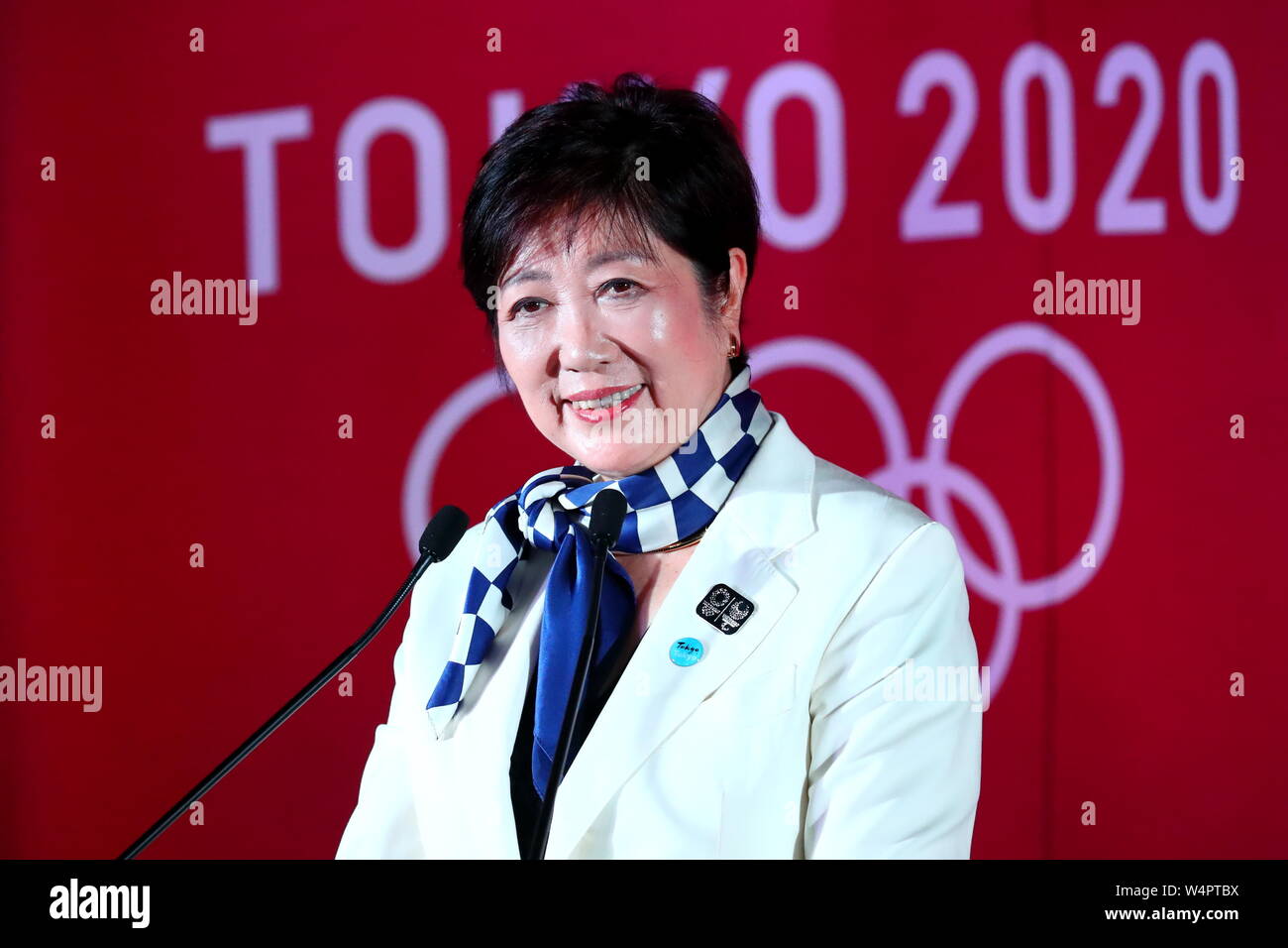 Tokyo, Japan. 24th July, 2019. Yuriko Koike, JULY 24, 2019 : The Tokyo ...