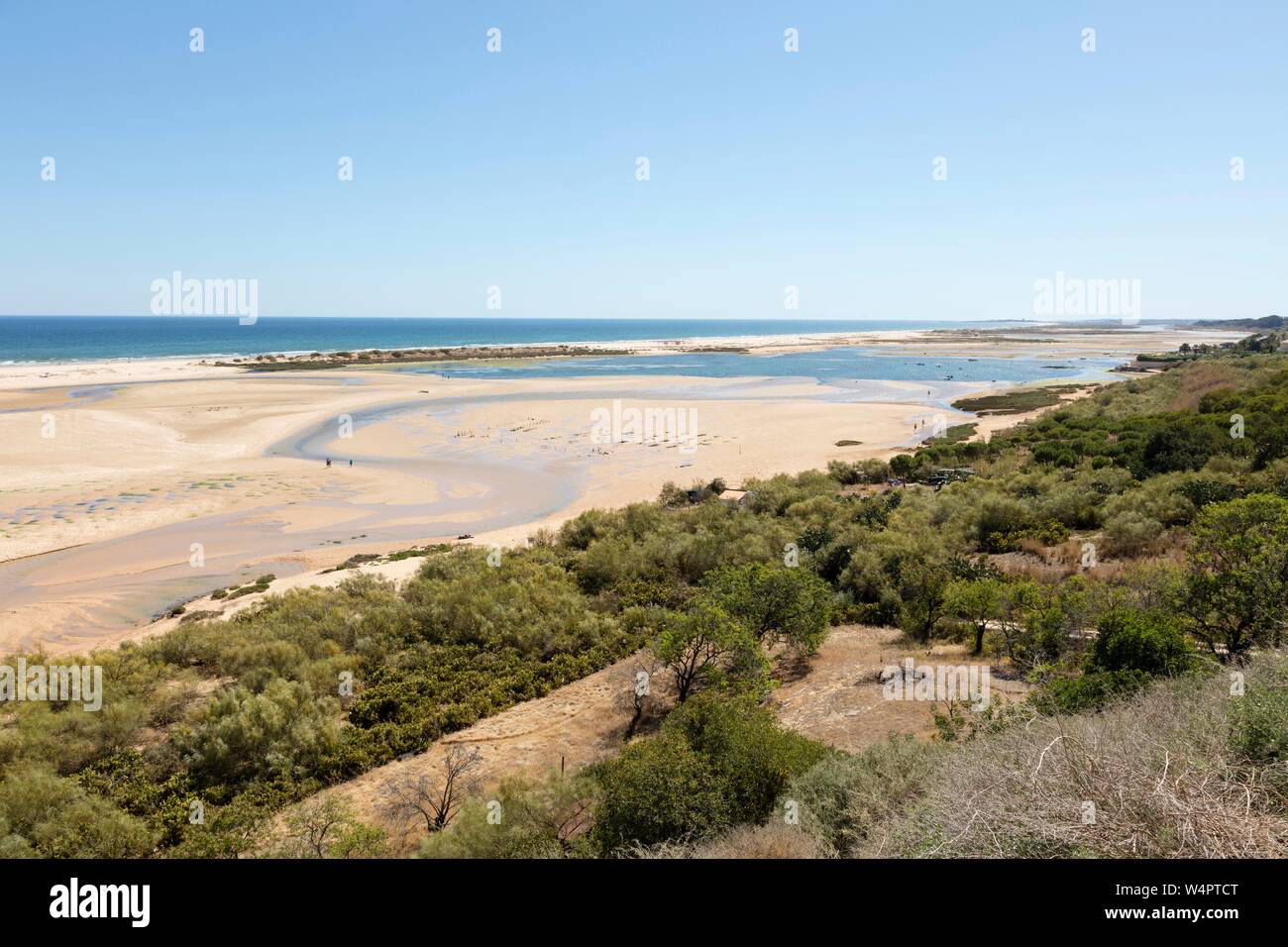 Lagoon, Ria Formosa nature park Park, Atlantic Coast, Olhao, Algarve ...