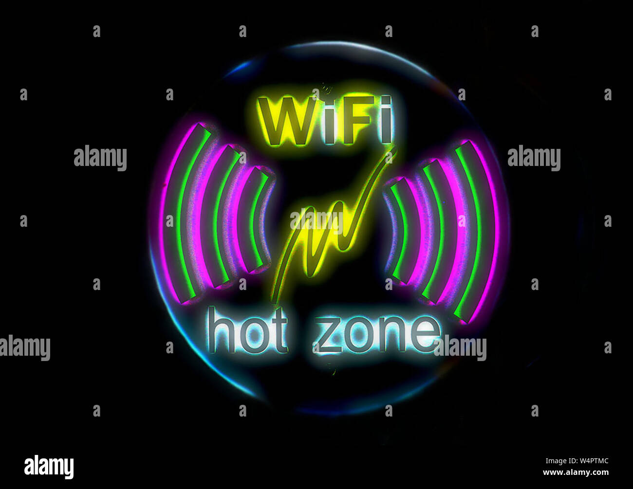 Wifi label hi-res stock photography and images - Alamy