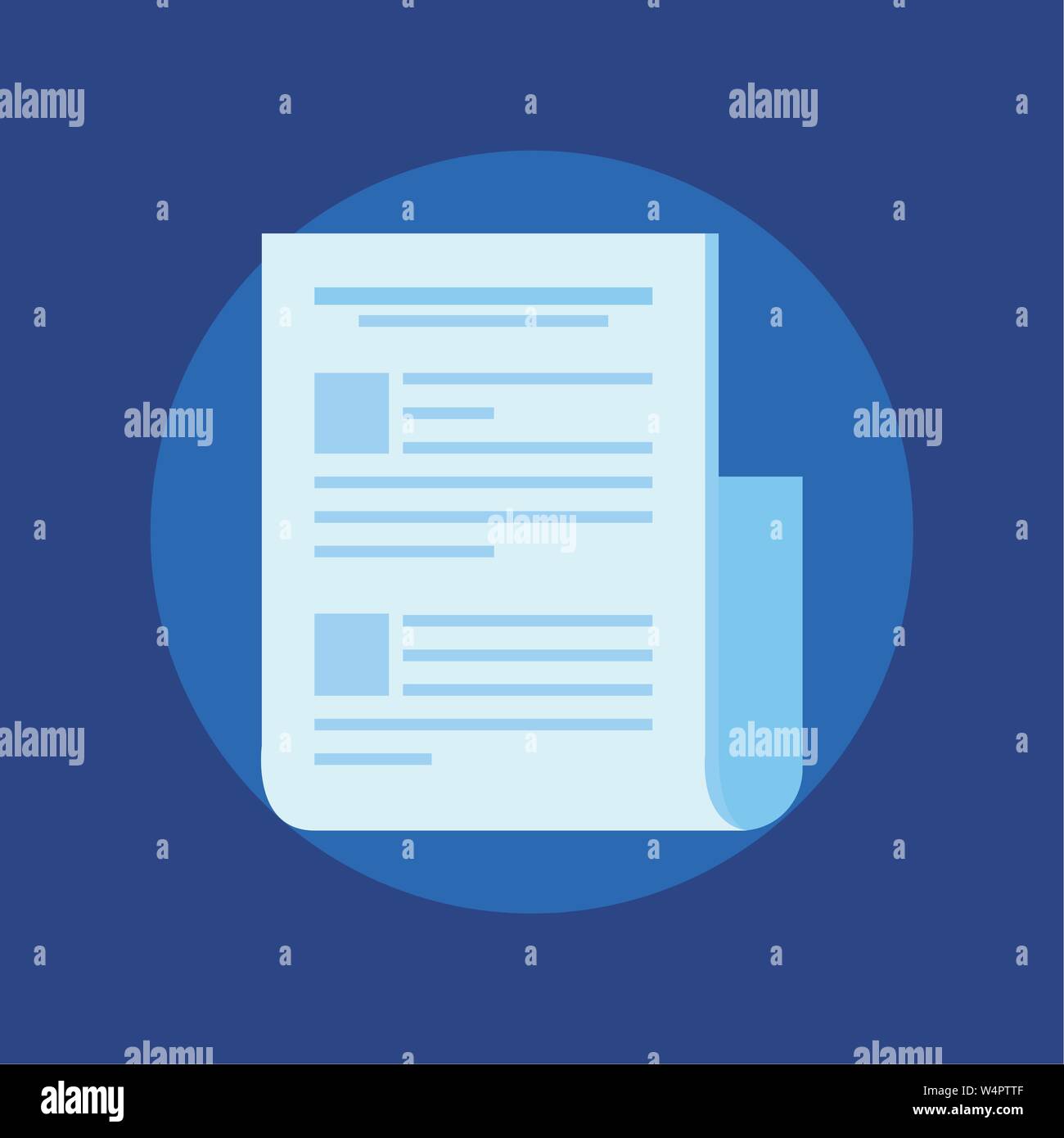 office document report information analysis Stock Vector Image & Art ...