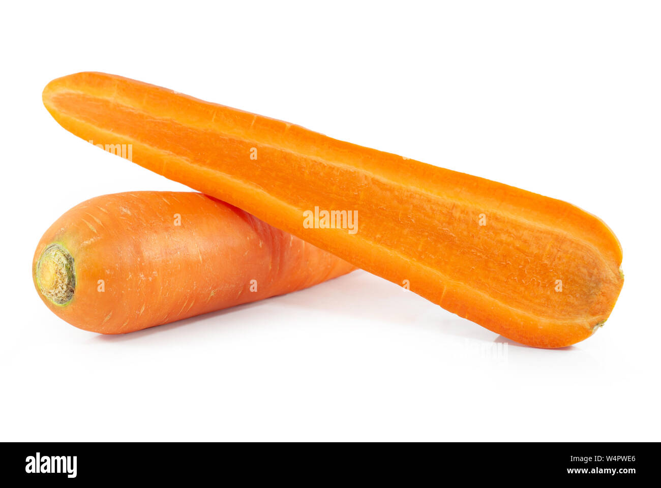 Carrot isolated cut out on white background Stock Photo - Alamy