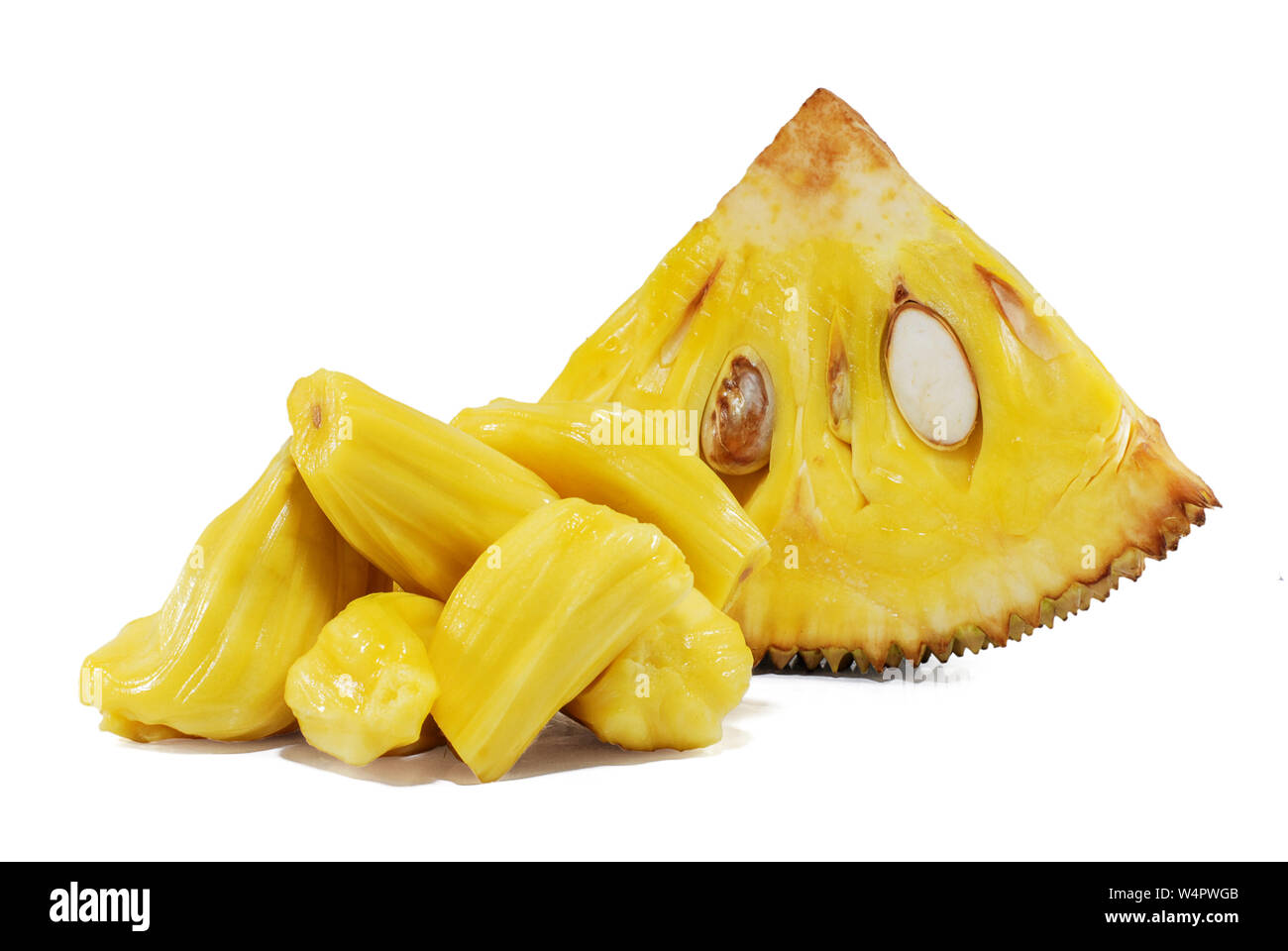 Jackfruit isolated on white background Stock Photo - Alamy