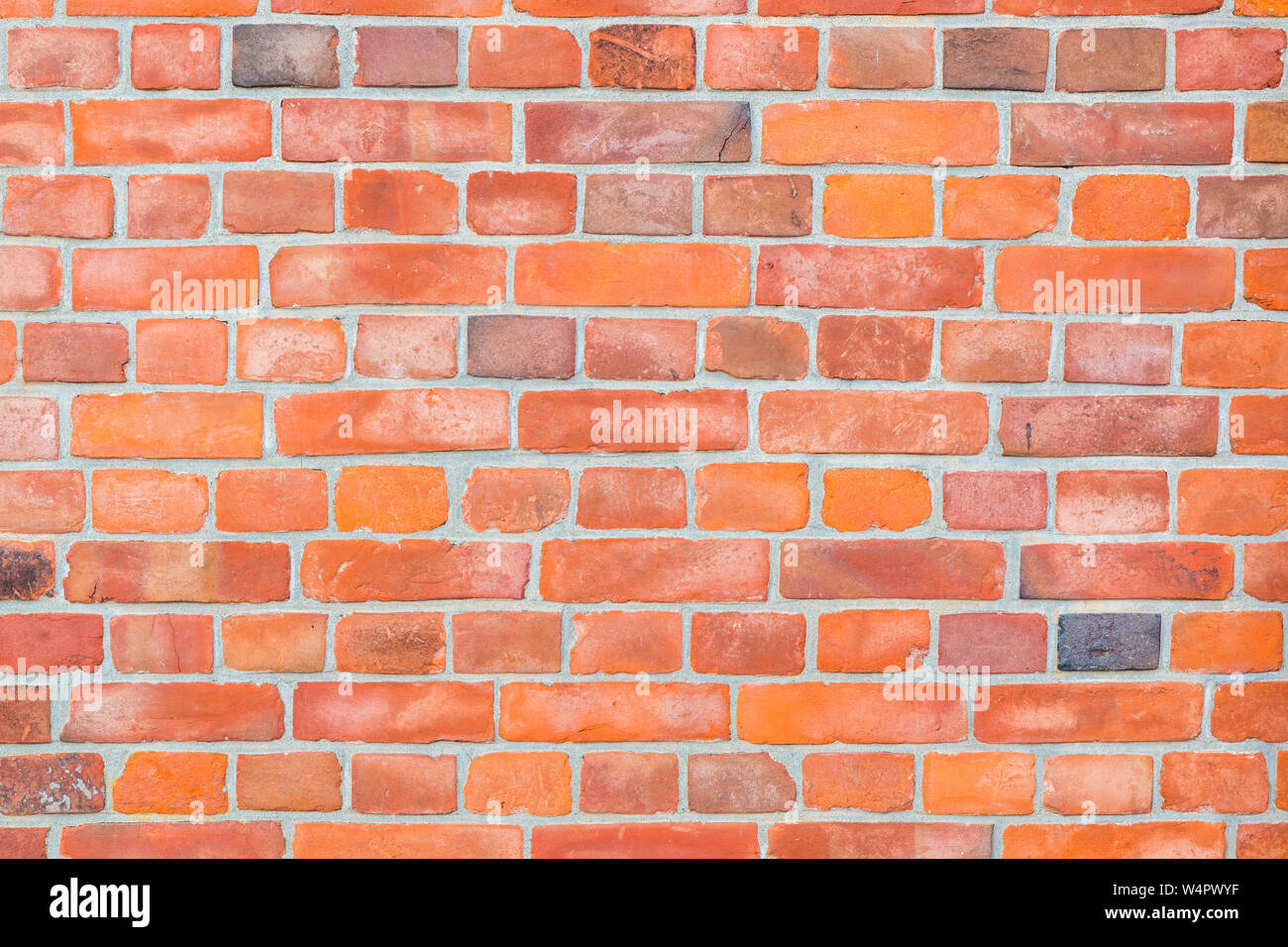 Traditional ancient red brick wall texture background Stock Photo - Alamy