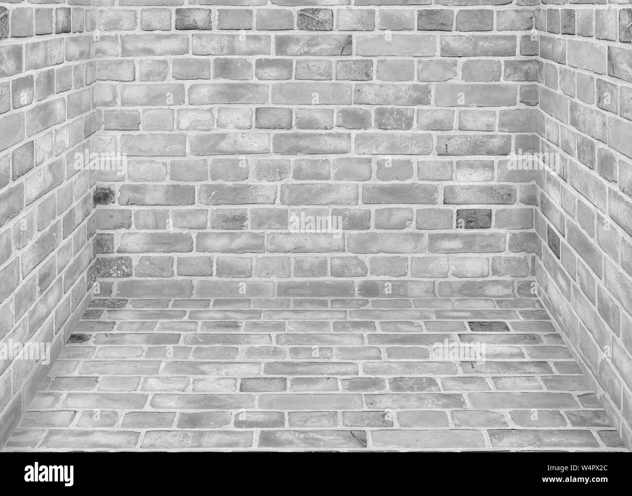 white brick room wall texture background Stock Photo - Alamy