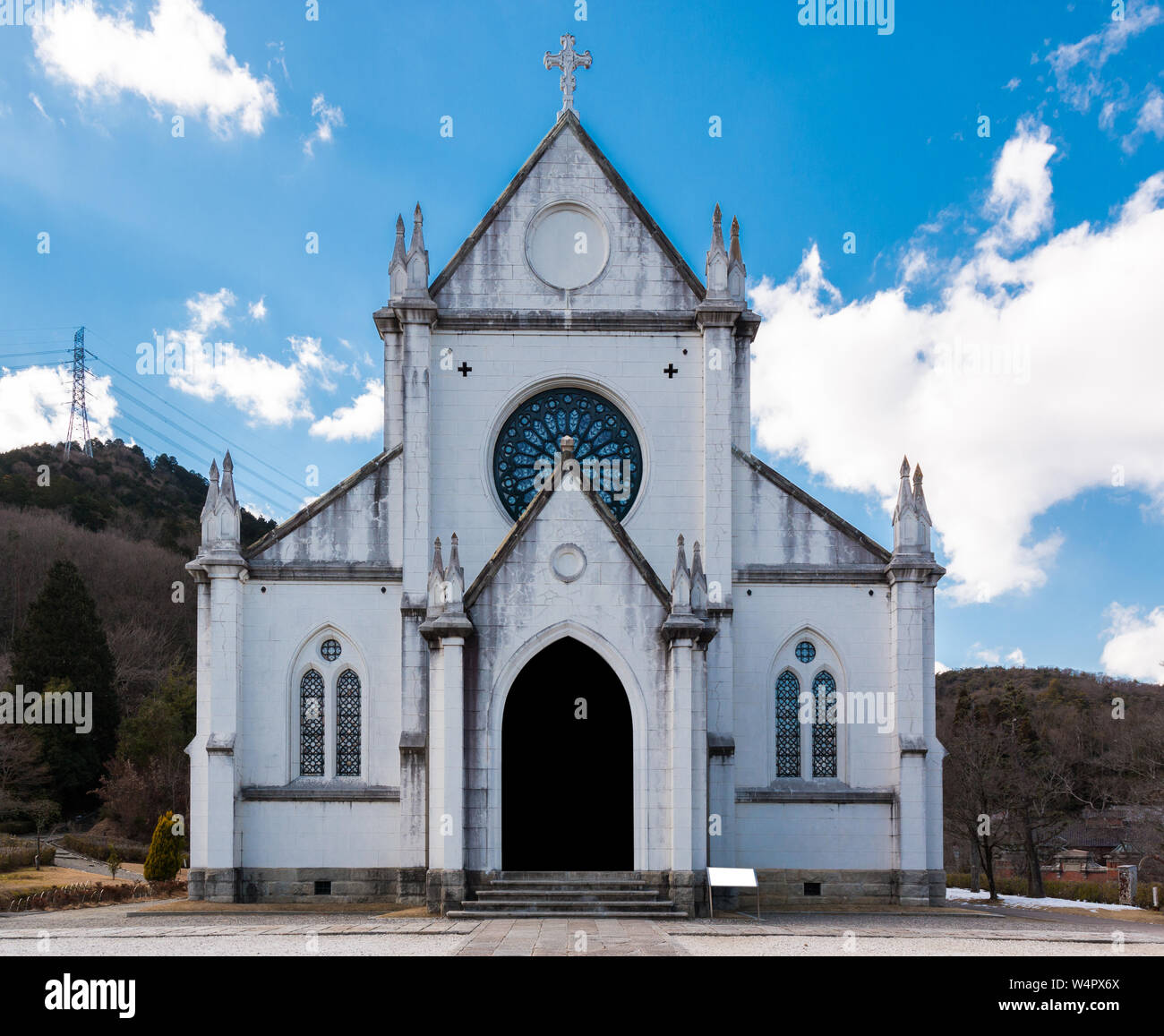 traditional church old abandoned building on mountain Stock Photo - Alamy