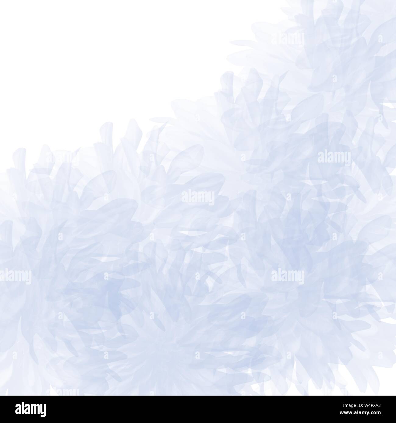 light blue hand drawn watercolor transparent dahlia petals background ...