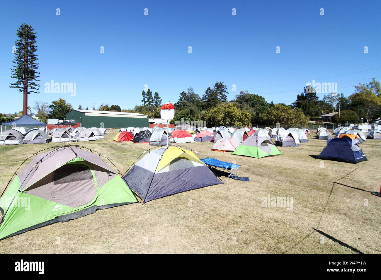 Cal Fire Base Camp in Napa, California Stock Photo - Alamy