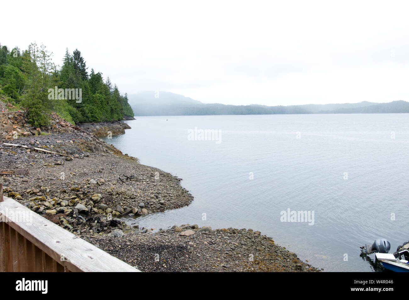 A view of bay from George Inlet Lodge, Ketchican, Alaska Stock Photo ...