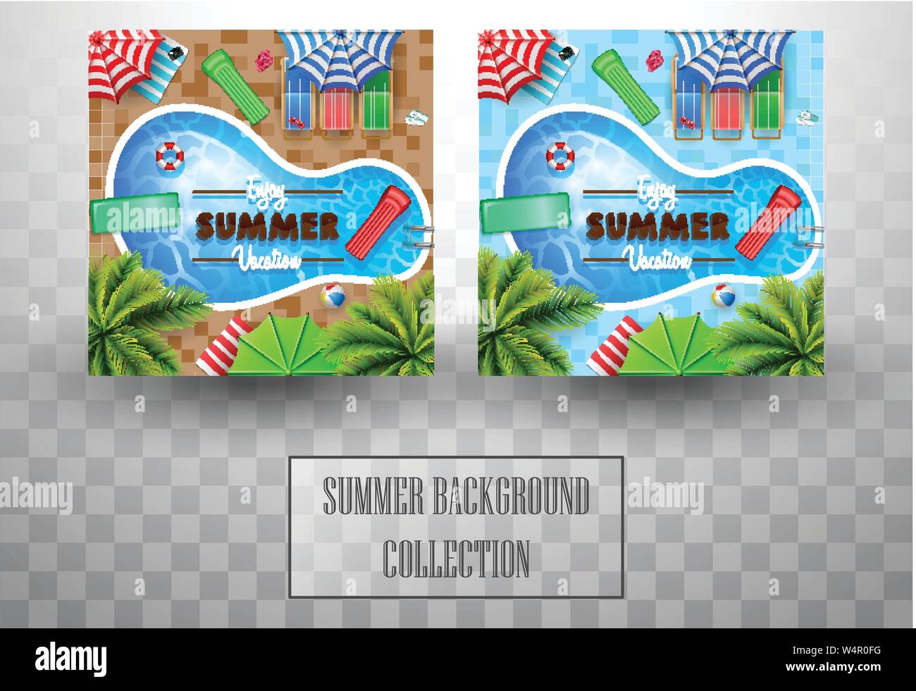 Holiday swimming pool sunglasses Stock Vector Images - Alamy