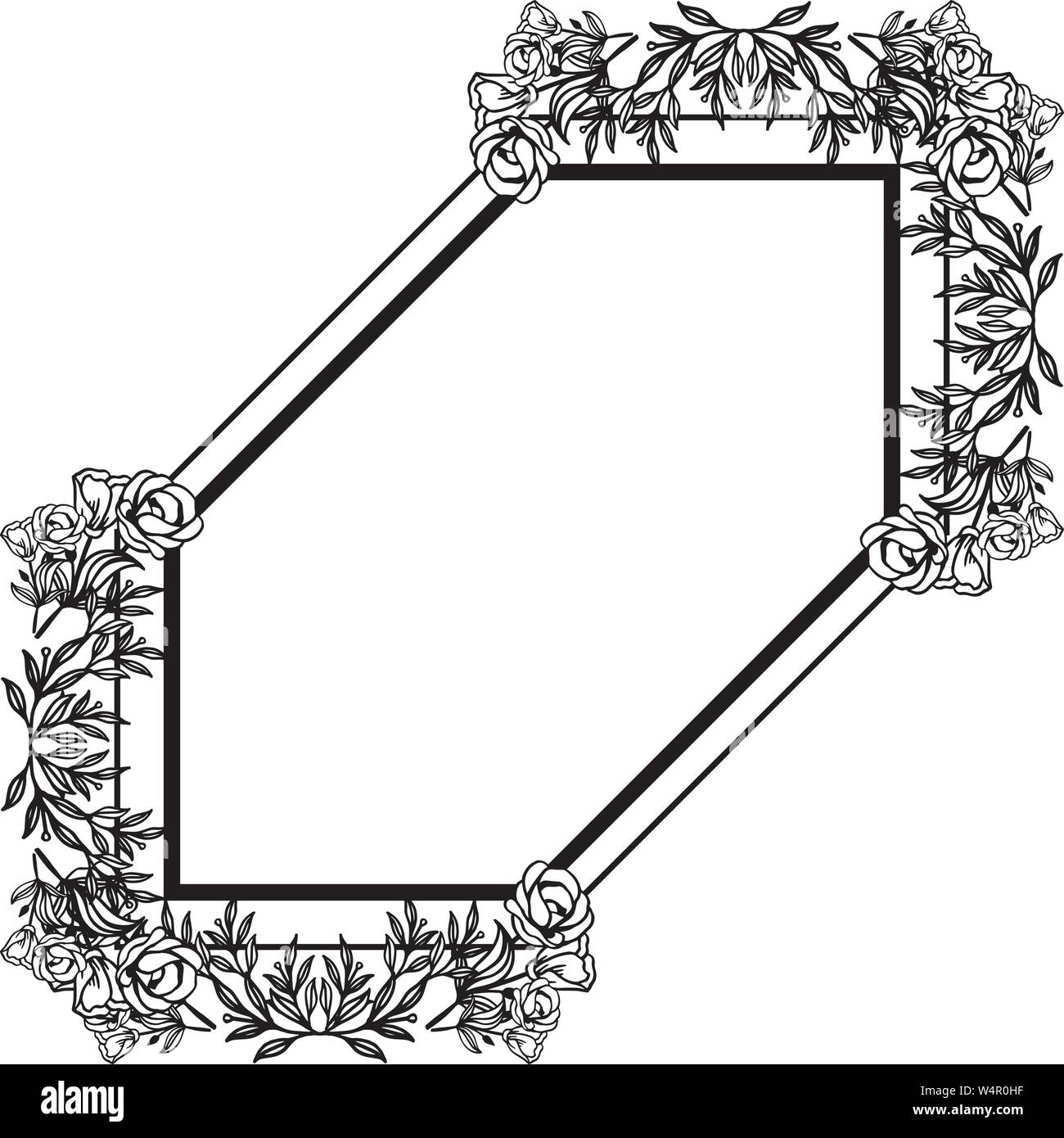 Template of card, various shape frame, for design banners, poster ...