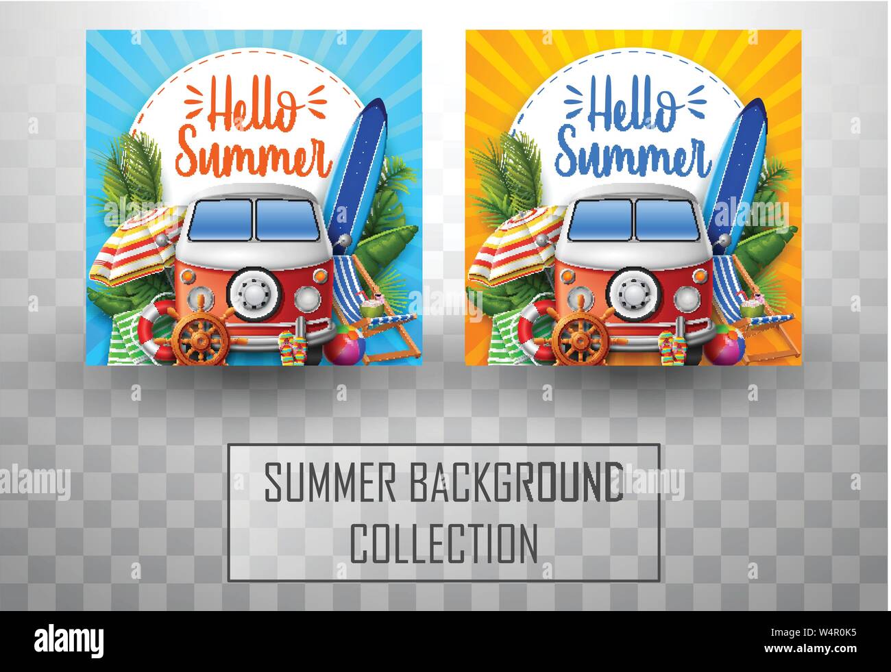 Summer template background collections Stock Vector Image & Art - Alamy
