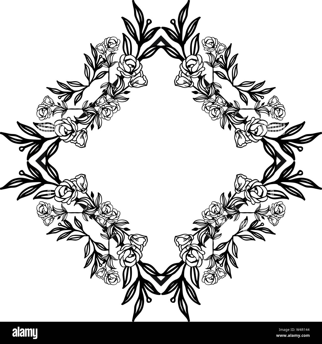 Various shape frame, decoration of invitation card, wallpaper unique ...