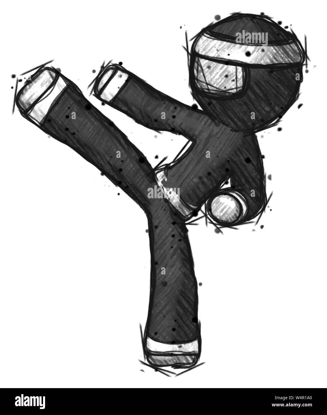 Warrior cartoon Black and White Stock Photos & Images - Alamy