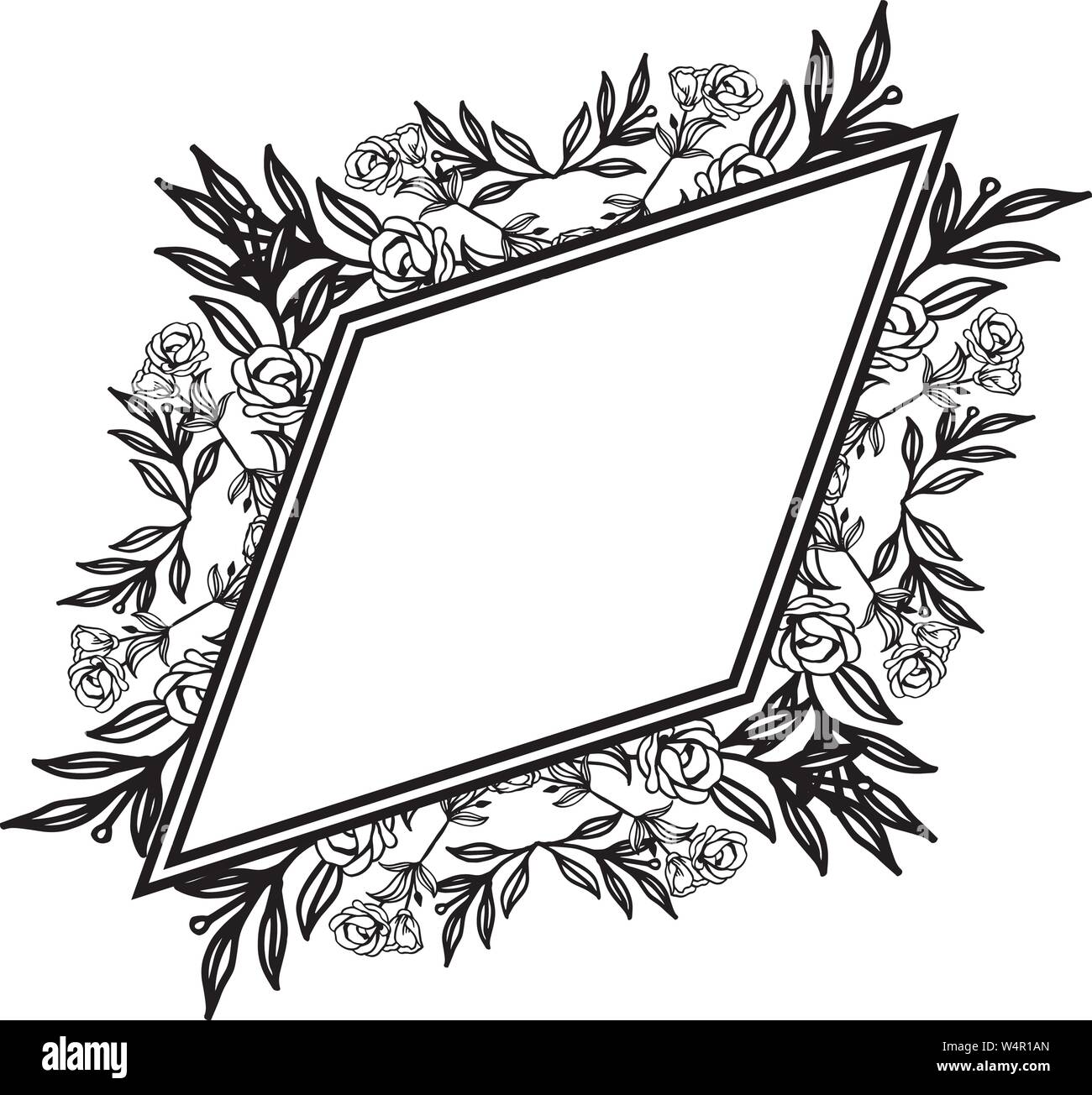 Various shape frame, decoration of invitation card, wallpaper unique ...