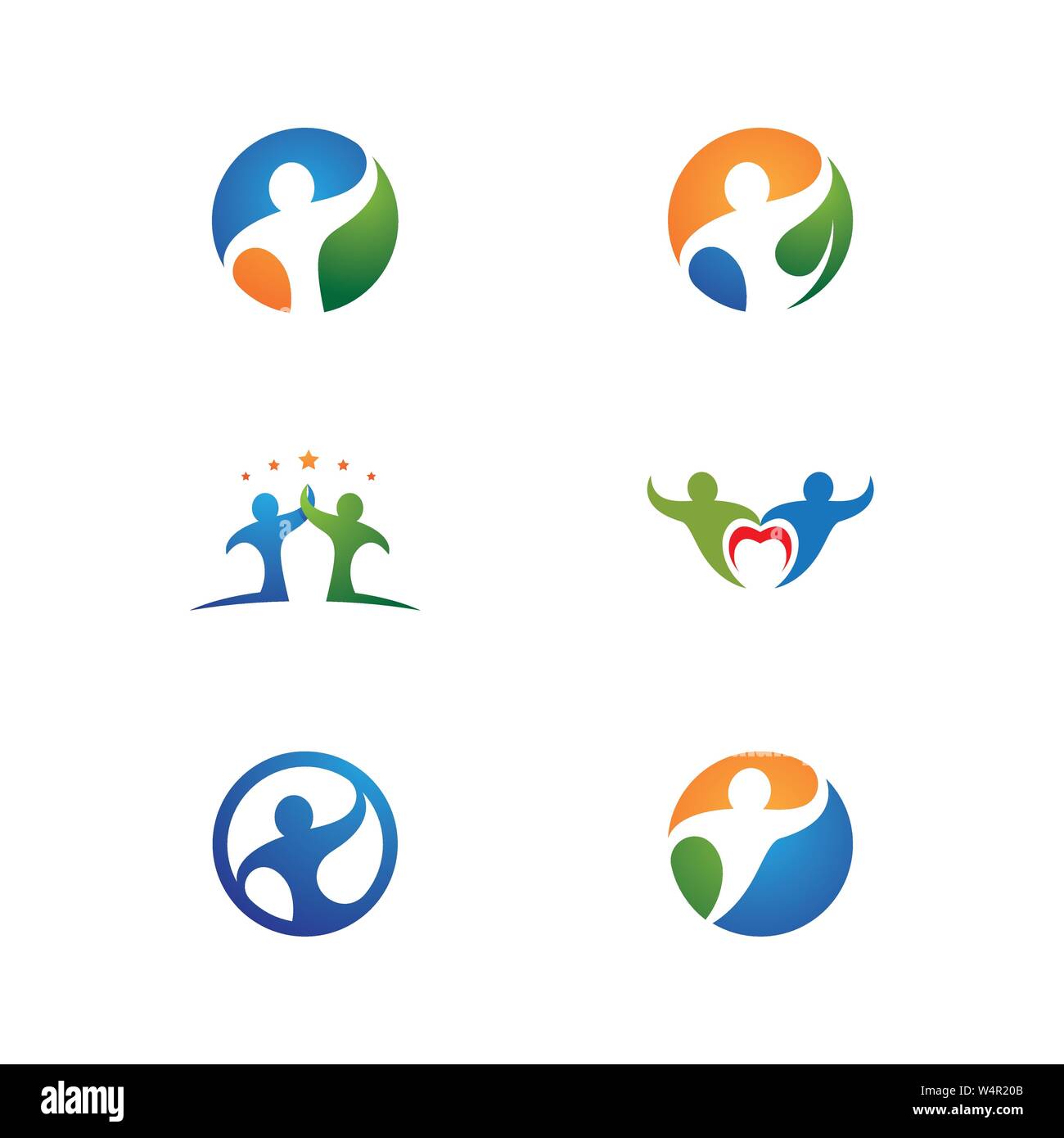 Human character logo sign illustration vector design Stock Vector Image ...
