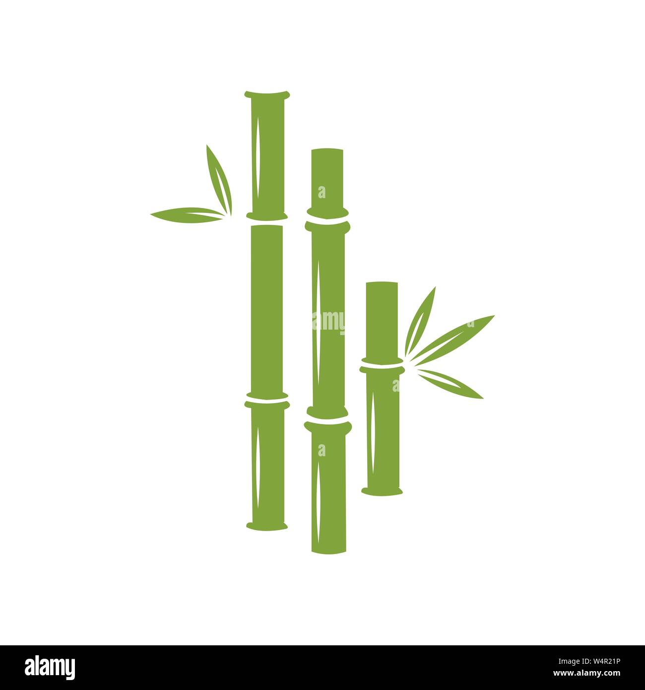 Bamboo vector icon illustration design template Stock Vector Image ...