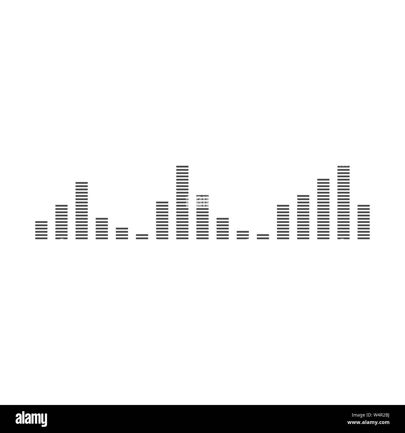 Sound waves vector illustration design template Stock Vector Image ...