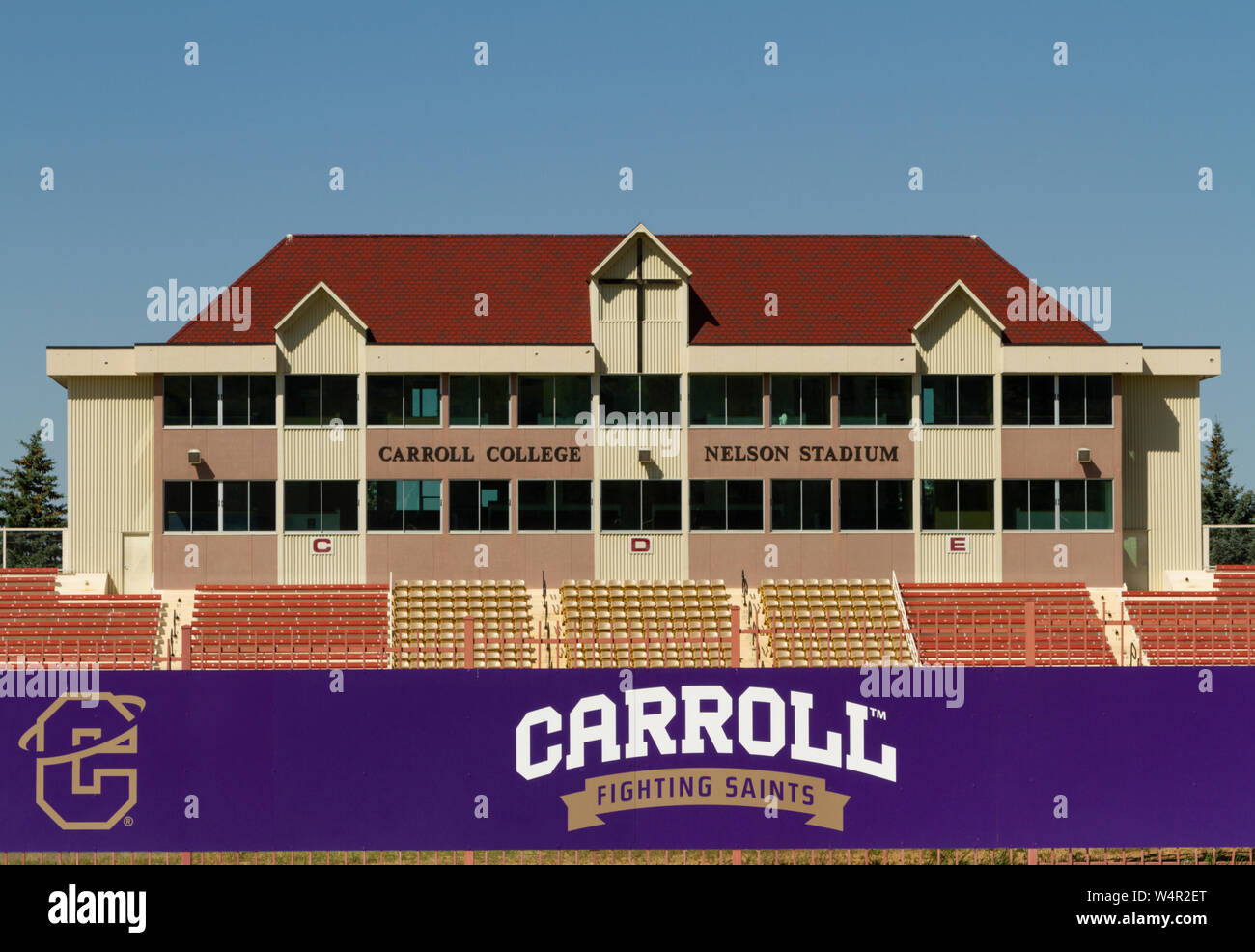 Nelson Stadium, home field of the Carroll College Fighting Saints men's ...