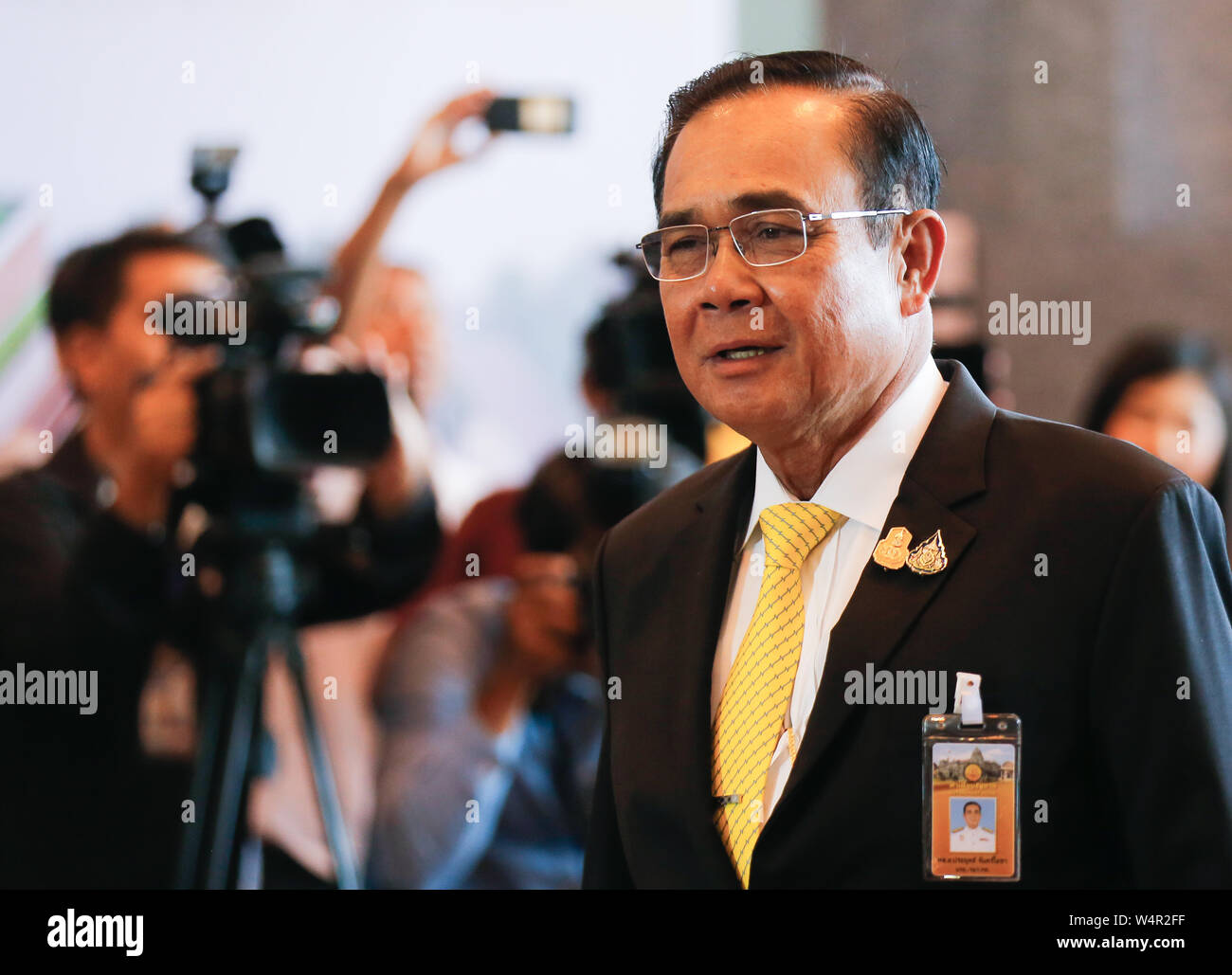 Bangkok, Thailand. 25th July, 2019. Thailand's Prime Minister Prayuth ...