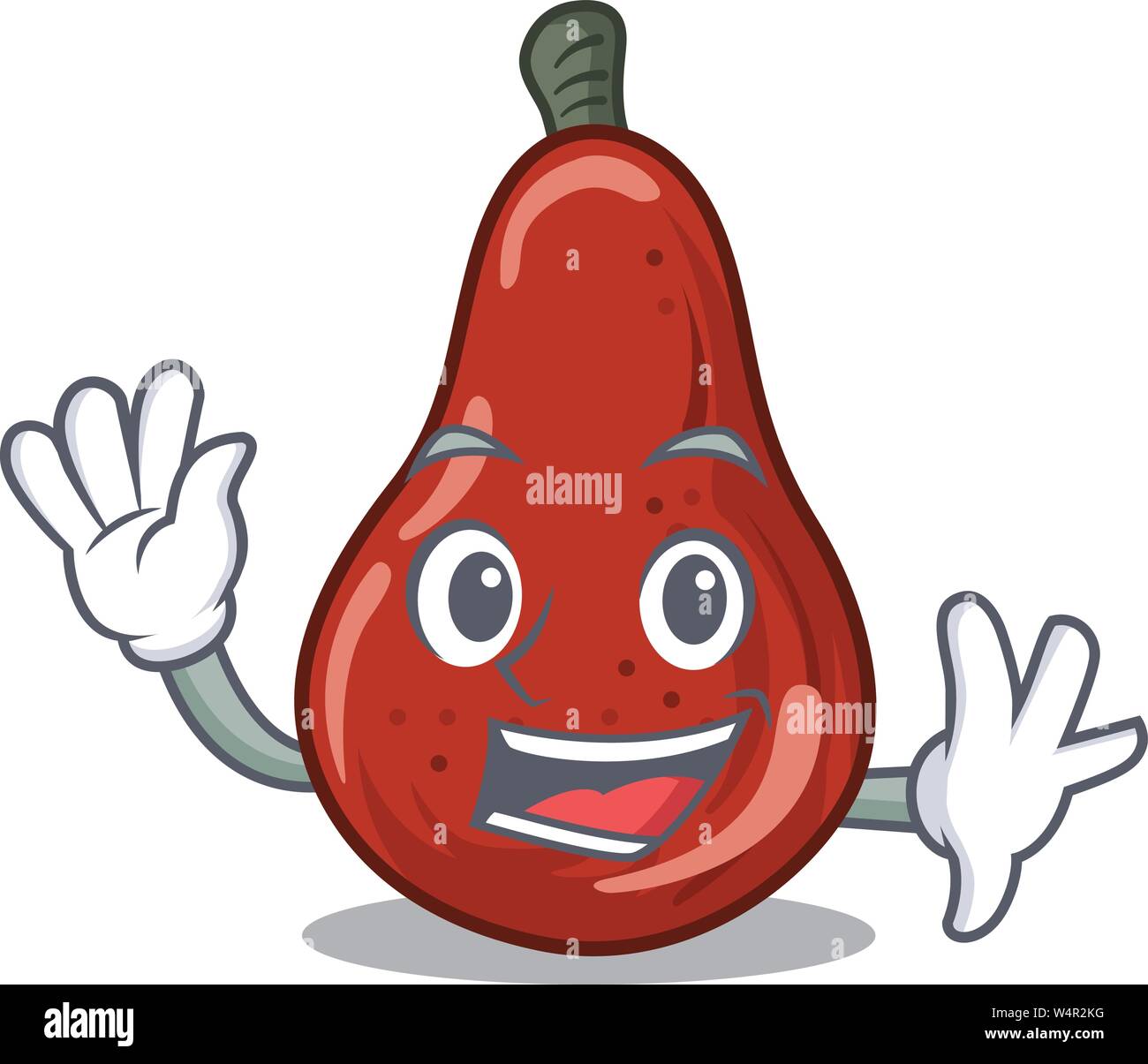 Red fruit in open Stock Vector Images - Alamy