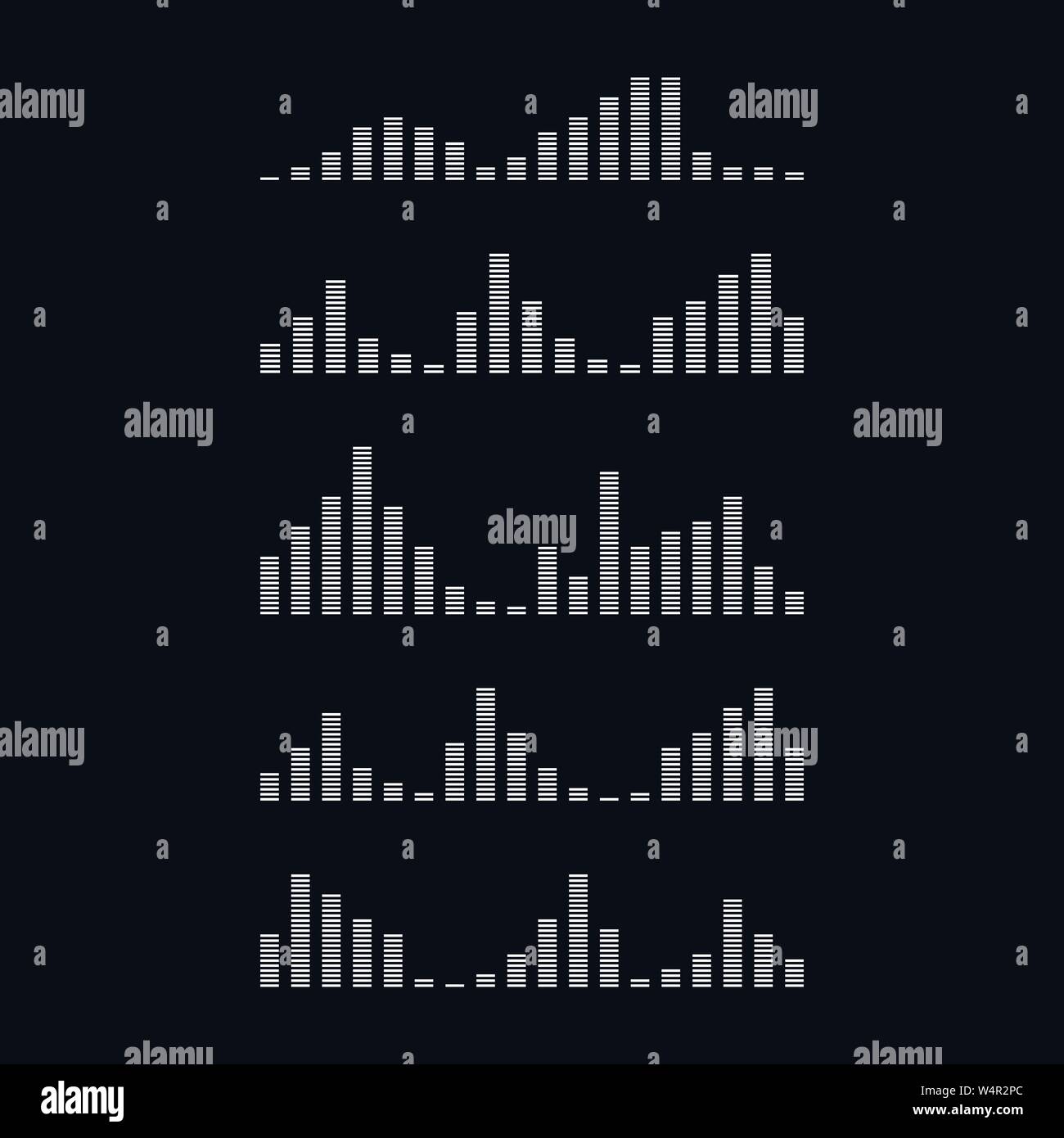 Sound waves vector illustration design template Stock Vector Image ...