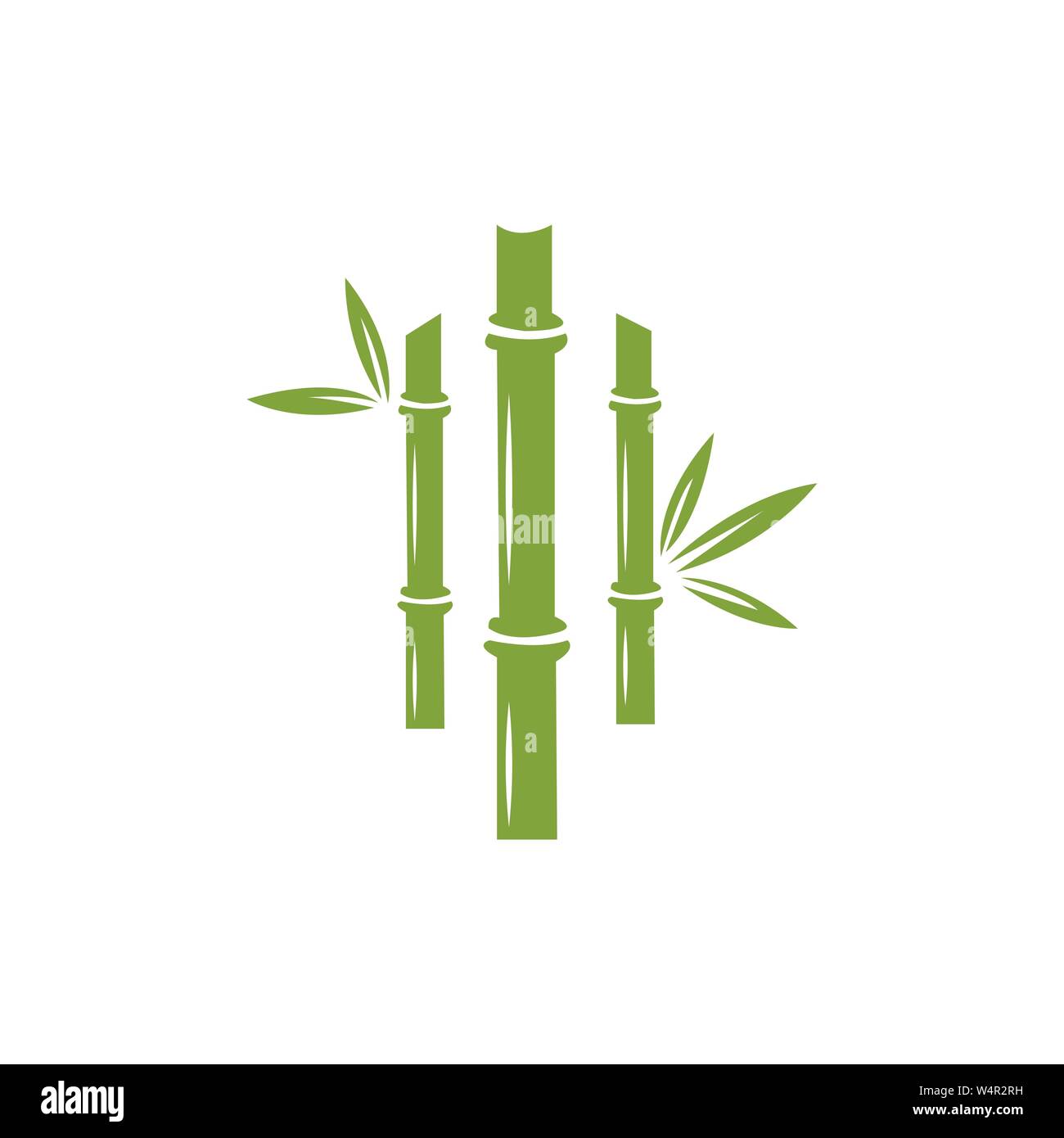 Bamboo vector icon illustration design template Stock Vector Image ...
