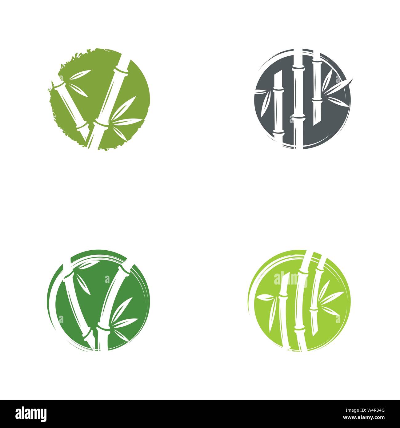 Bamboo vector icon illustration design template Stock Vector Image ...