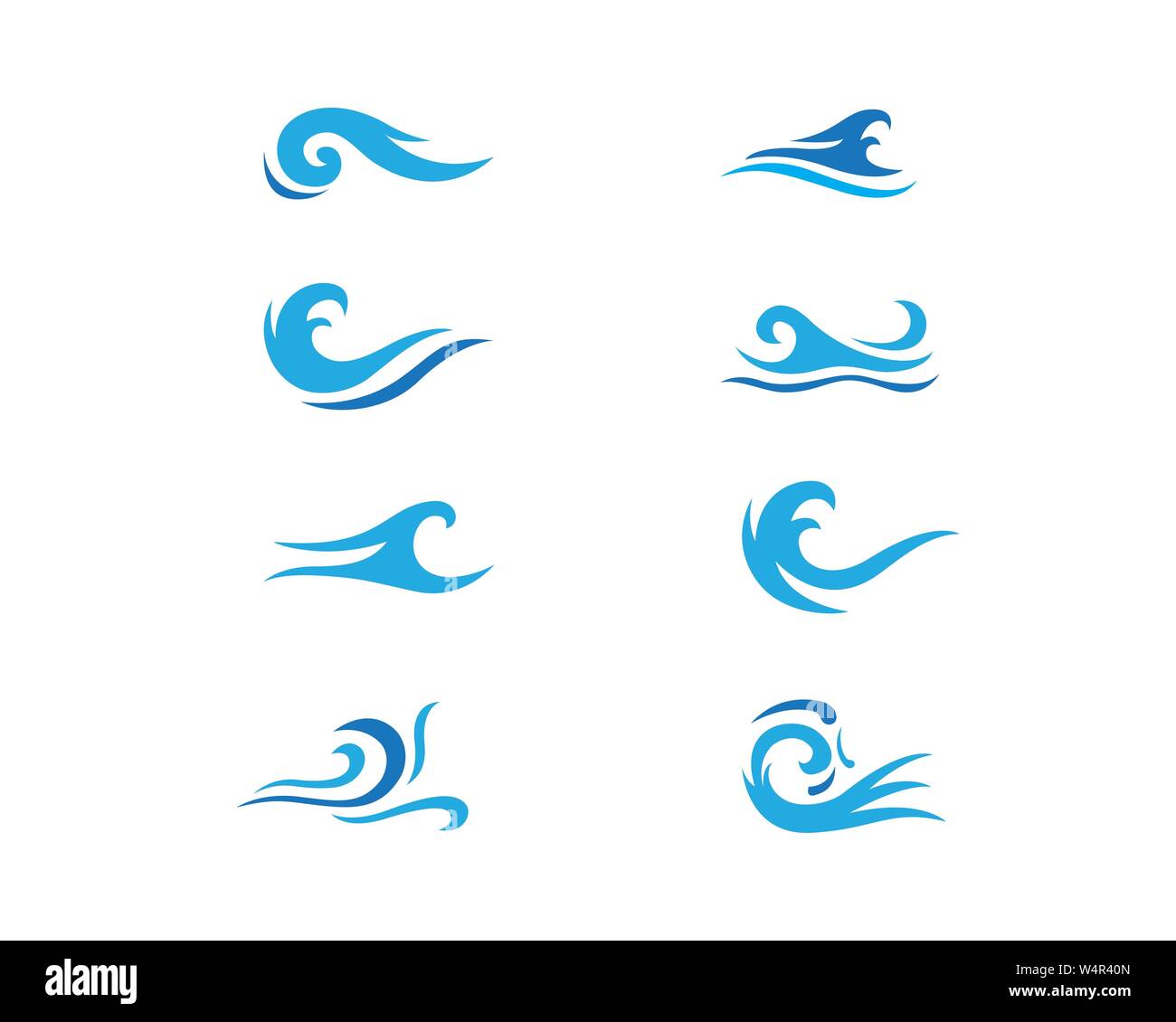 Water wave icon vector illustration design logo Stock Vector Image ...
