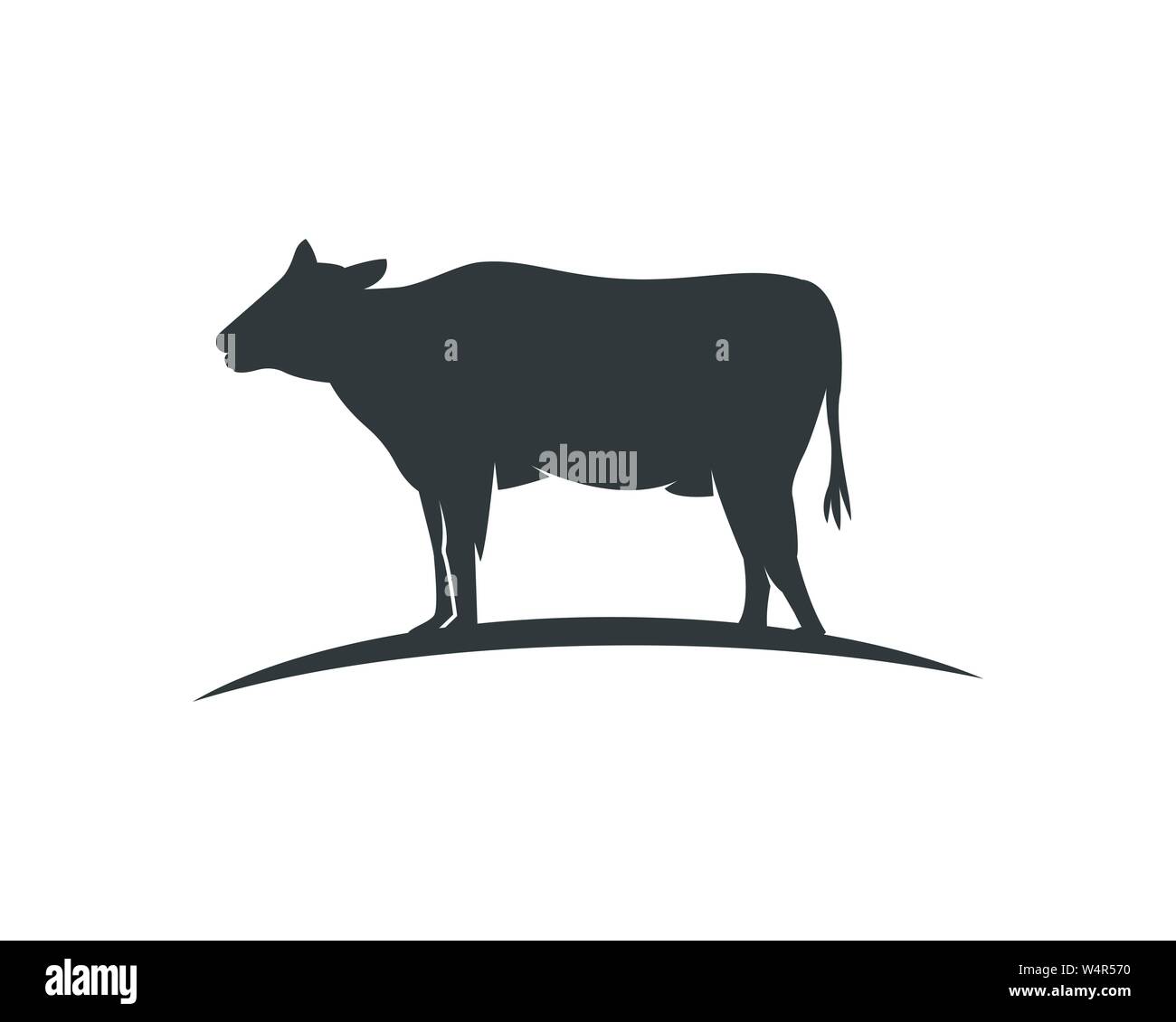 Steer vector vectors Black and White Stock Photos & Images - Alamy