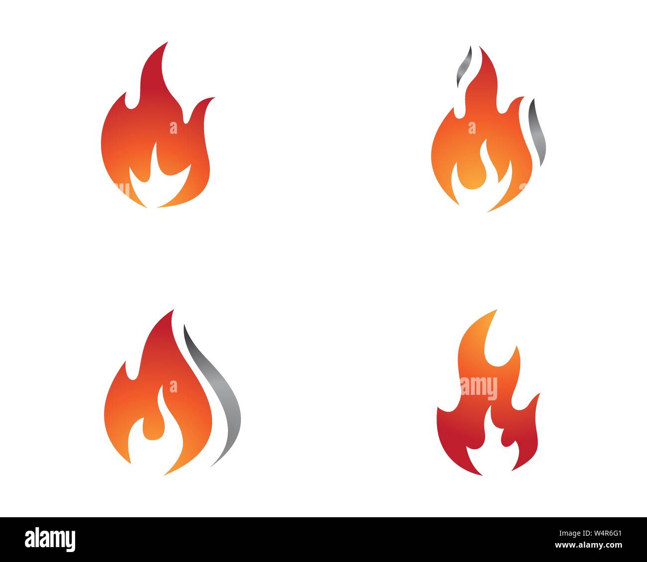 fire flame vector icon design illustration Stock Vector Image & Art - Alamy