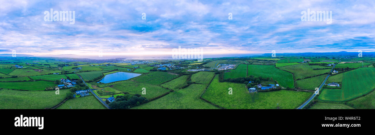 Irish sky garden aerial hi-res stock photography and images - Alamy