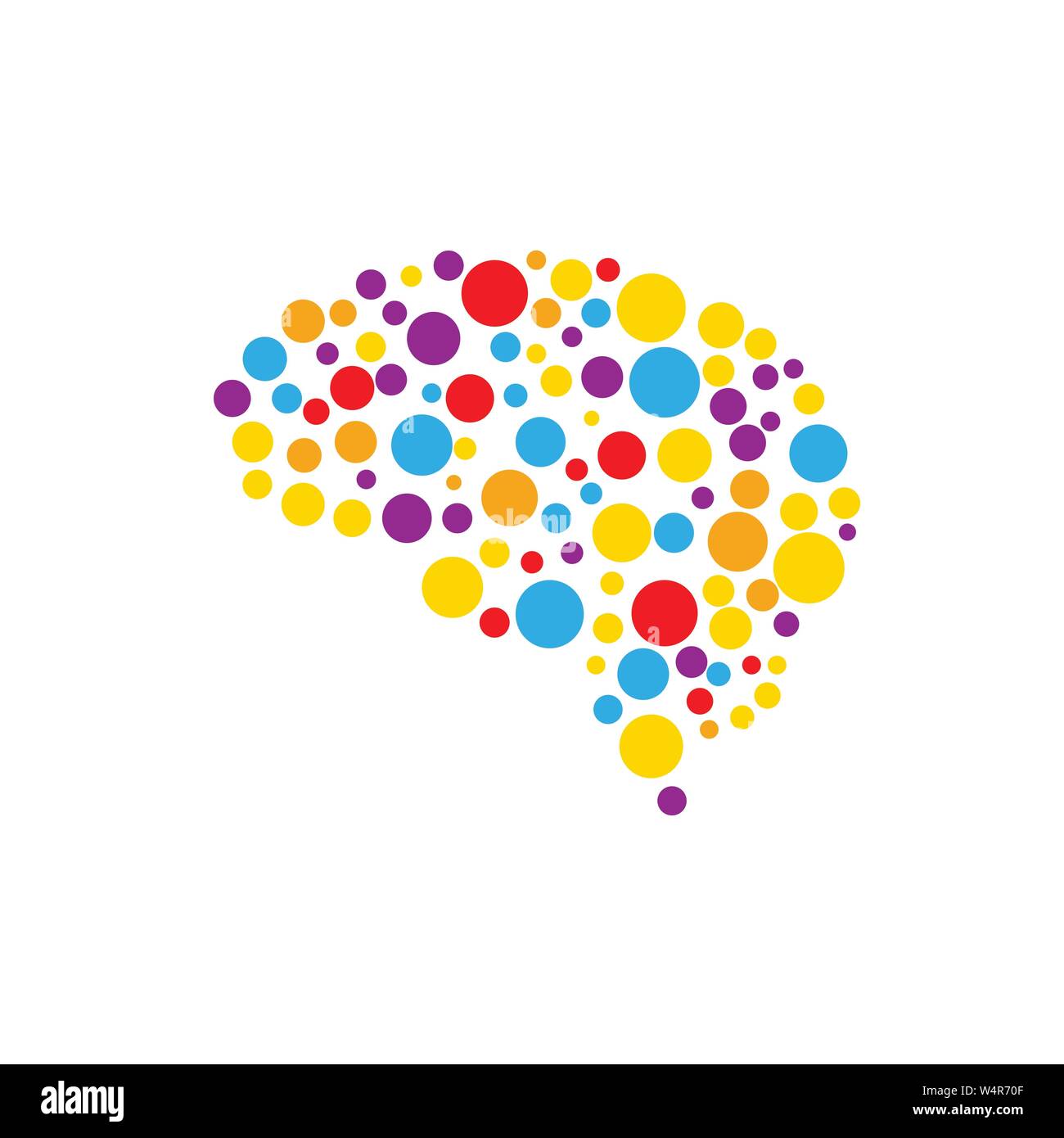 Health Brain vector illustration icon template design Stock Vector ...