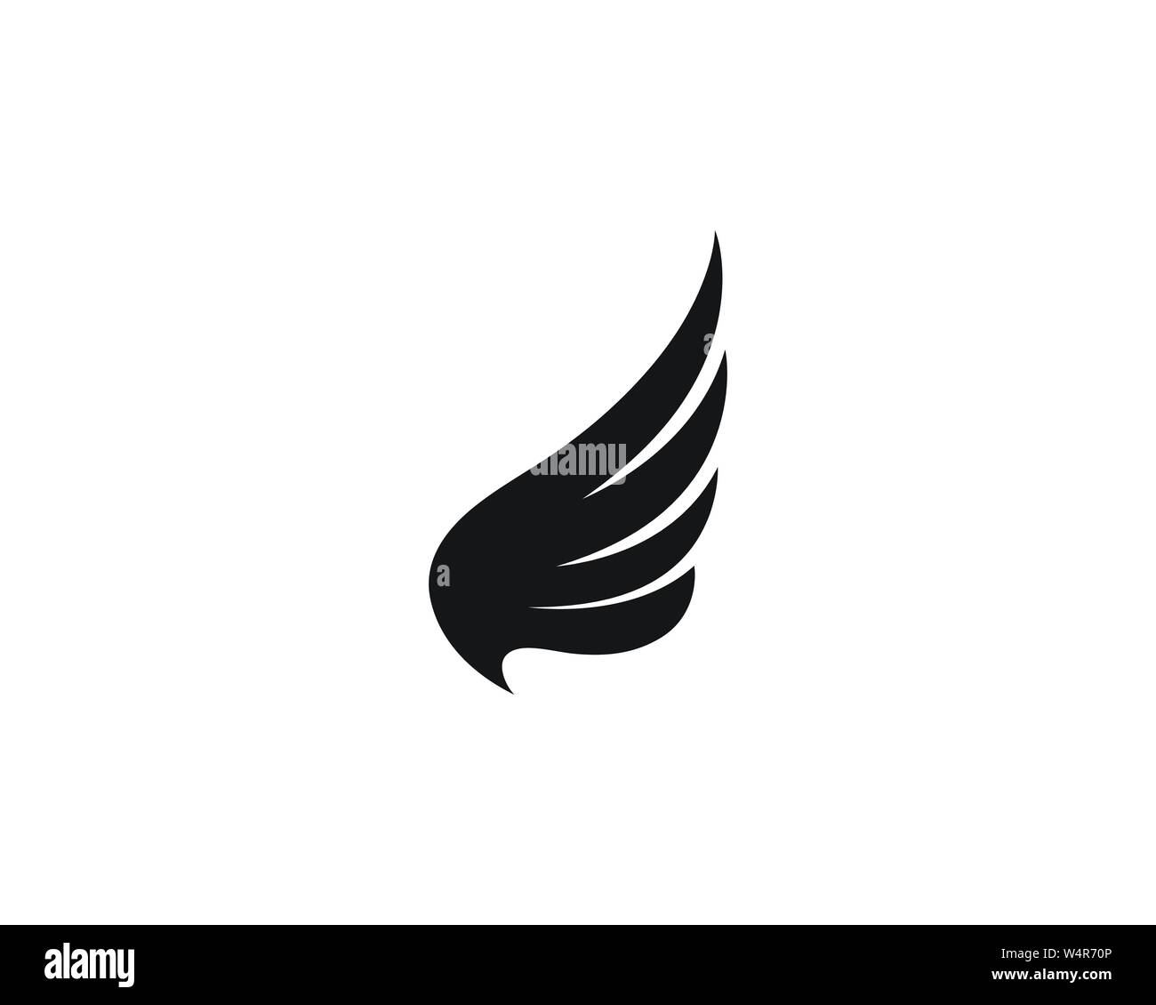 Bird wing Dove Logo Template vector illustration Stock Vector Image ...