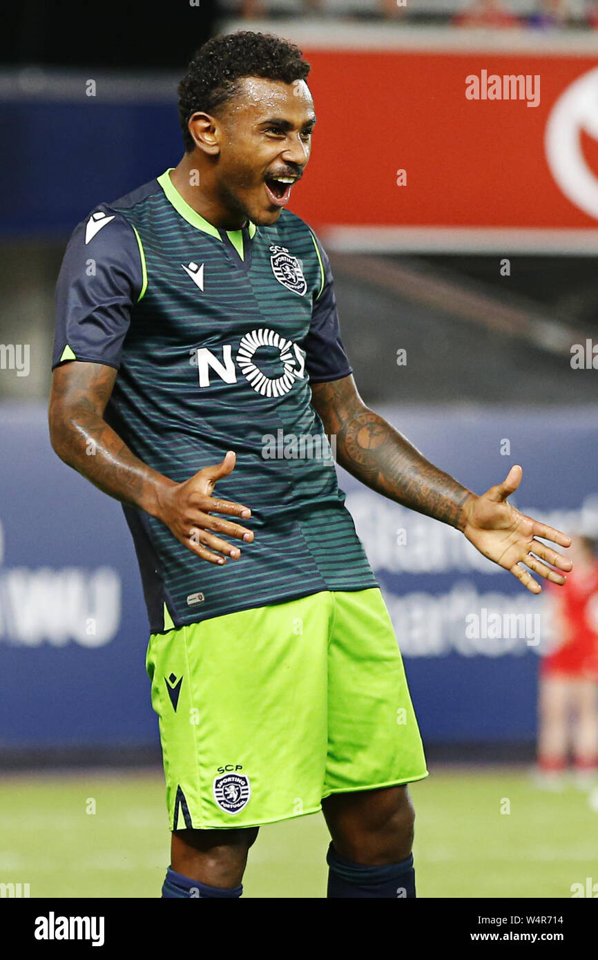 New York, USA. 24th July, 2019. MARCUS WENDEL (37) of Sporting CP ...