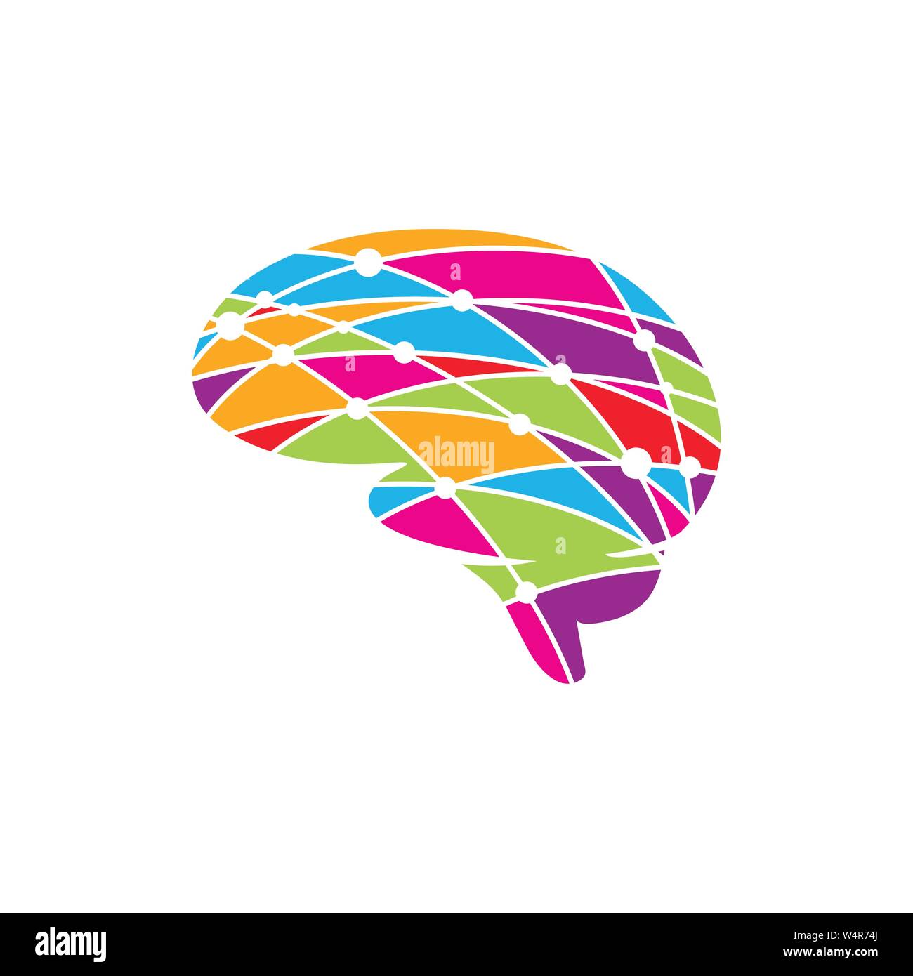 Health Brain vector illustration icon template design Stock Vector ...